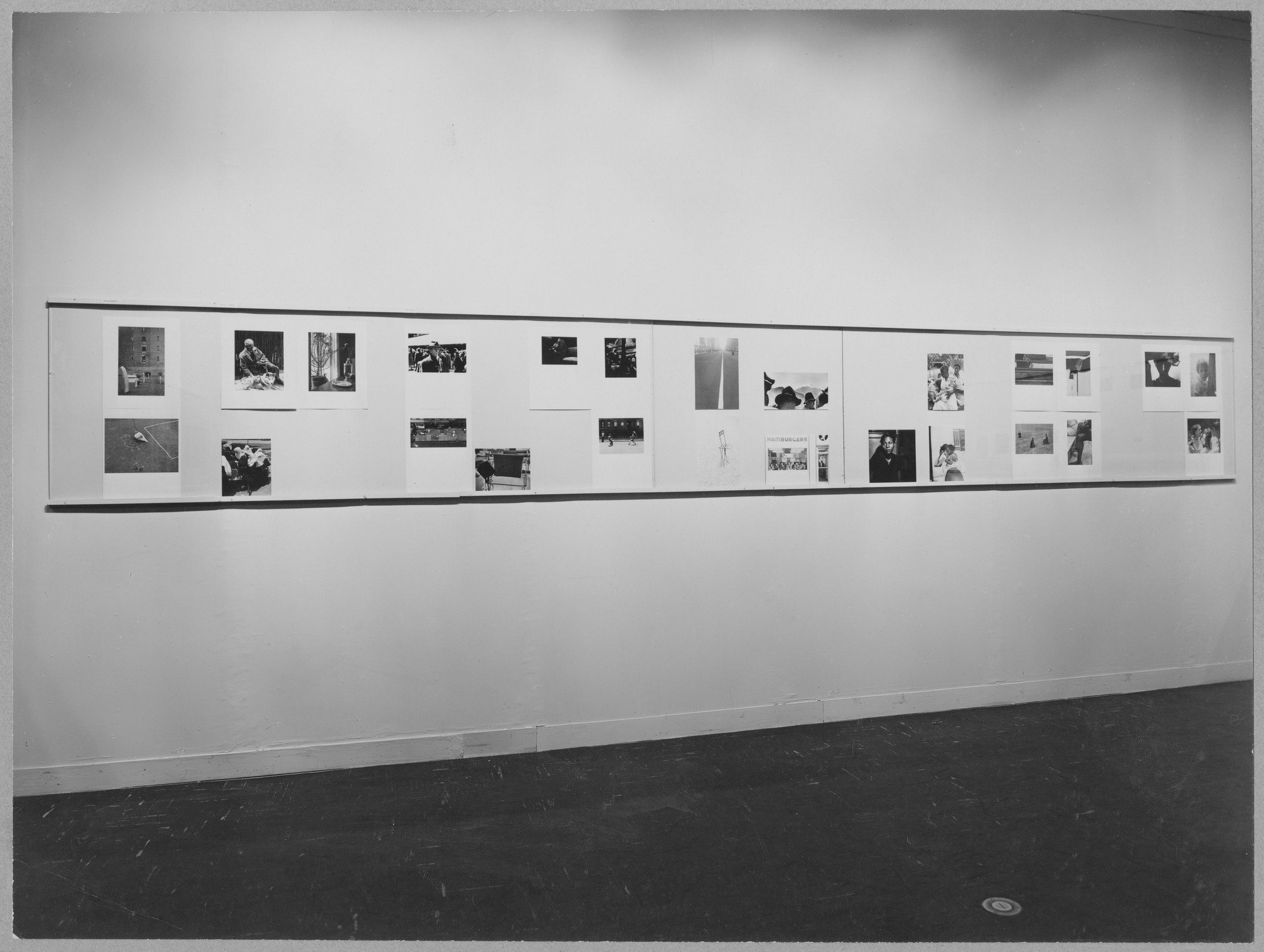 Installation view of the exhibition "Photographs by 51 Photographers ...