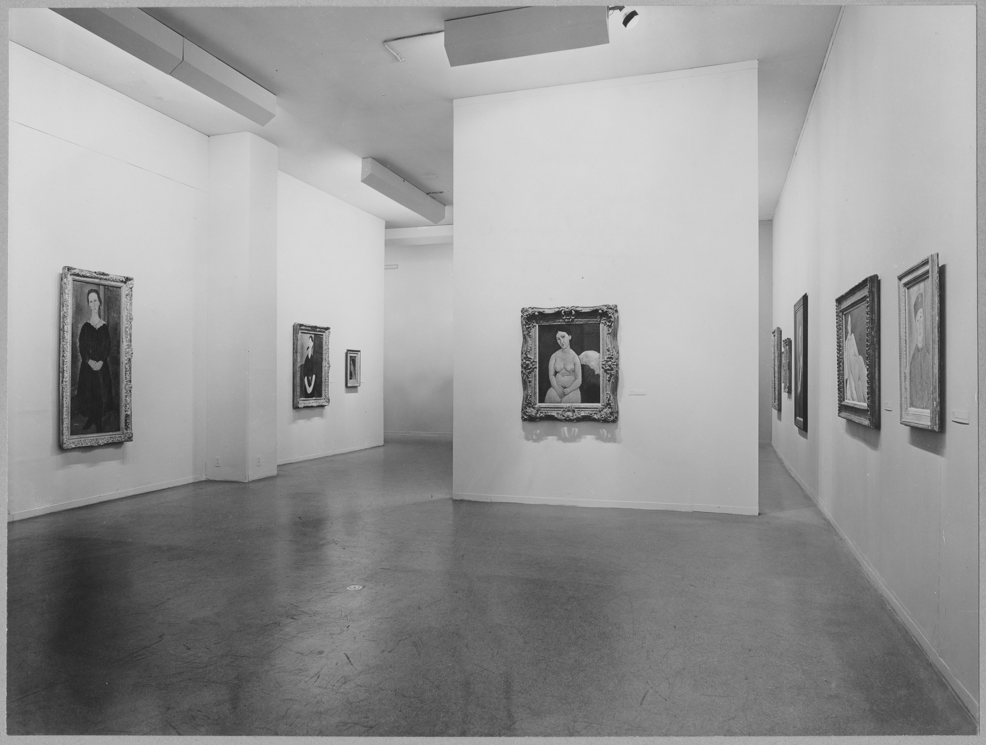 Installation view of the exhibition "Modigliani." | MoMA