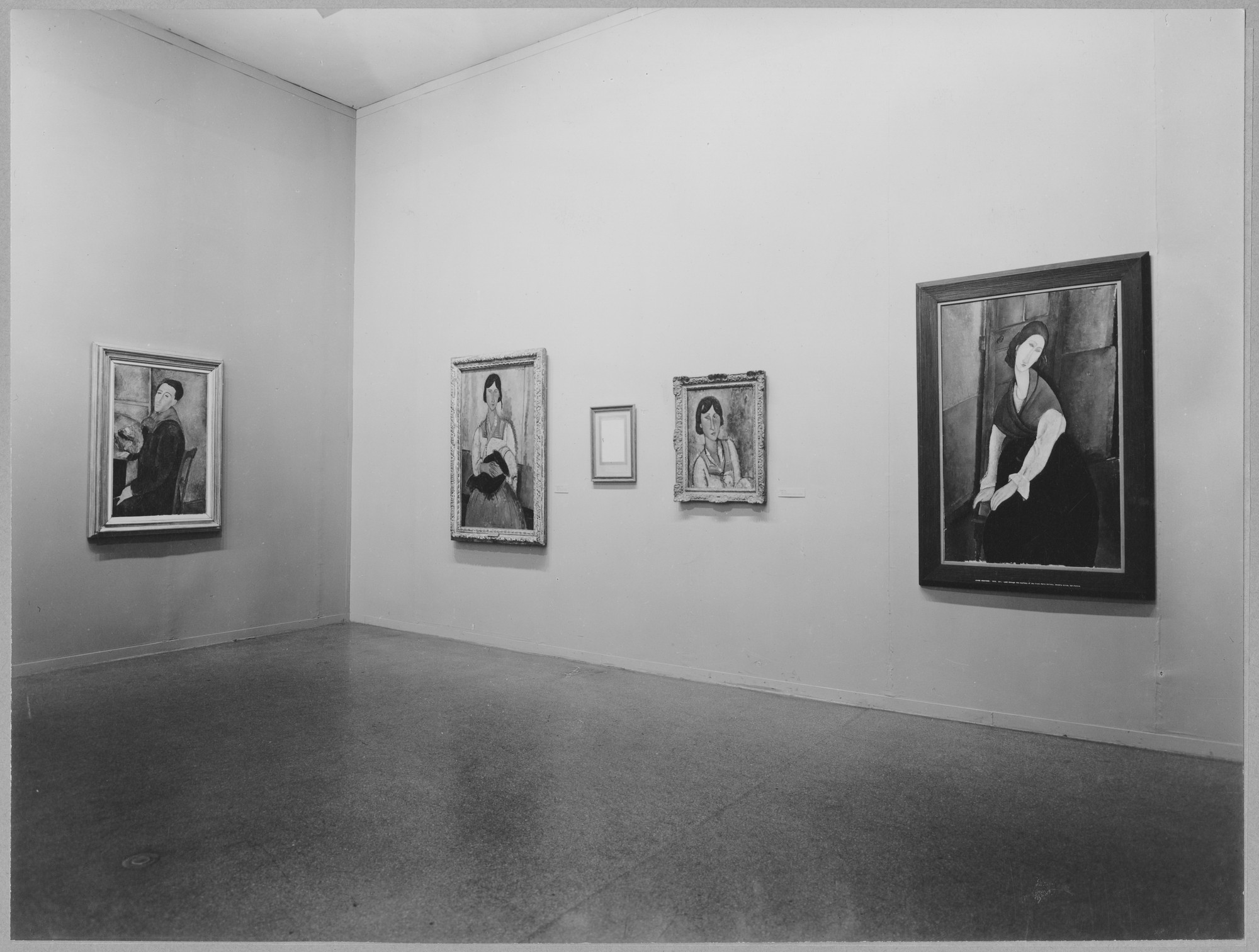 Installation view of the exhibition "Modigliani." | MoMA