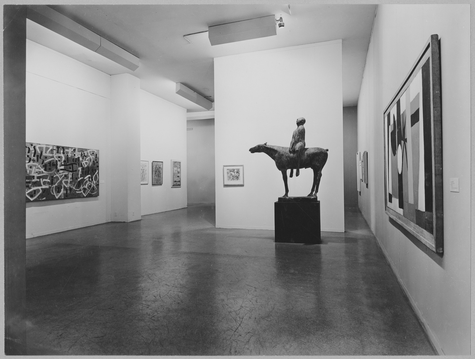 Installation view of the exhibition "Selections from 5 New York Private ...