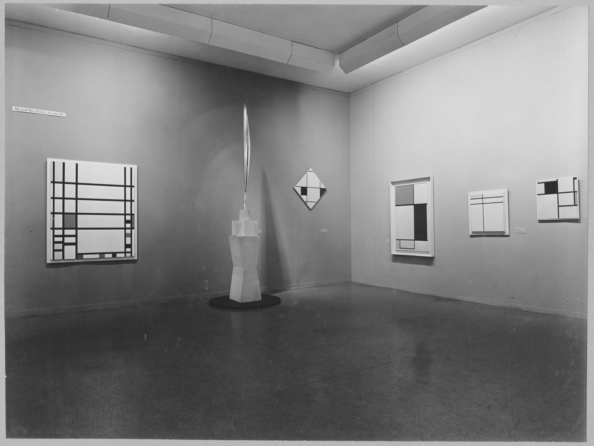 Installation view of the exhibition "Selections from 5 New York Private ...