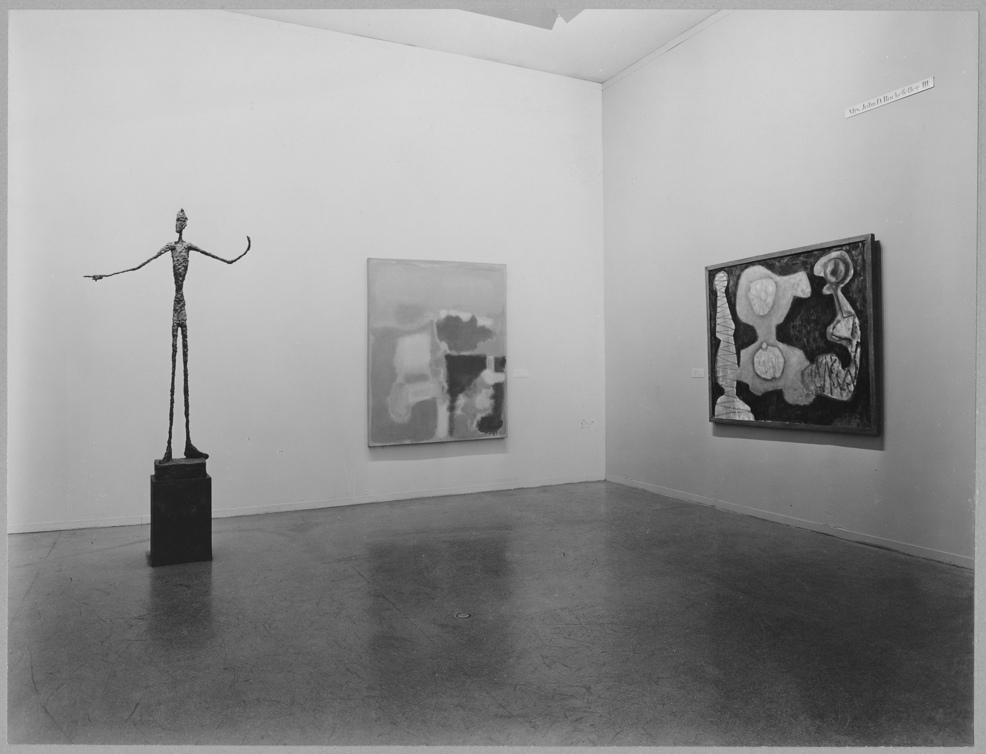 Installation view of the exhibition "Selections from 5 New York Private ...