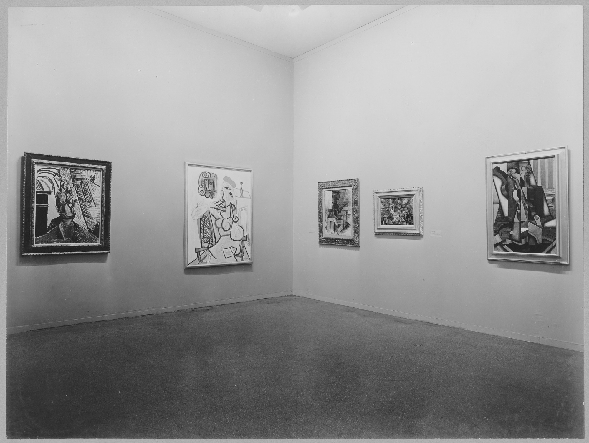 Installation view of the exhibition "Selections from 5 New York Private ...