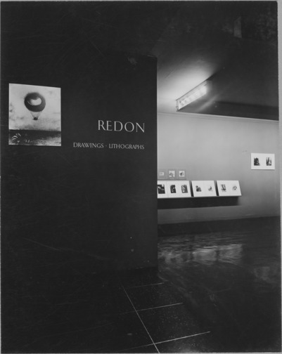 Odilon Redon. The Eye like a Strange Balloon Mounts toward Infinity (L ...