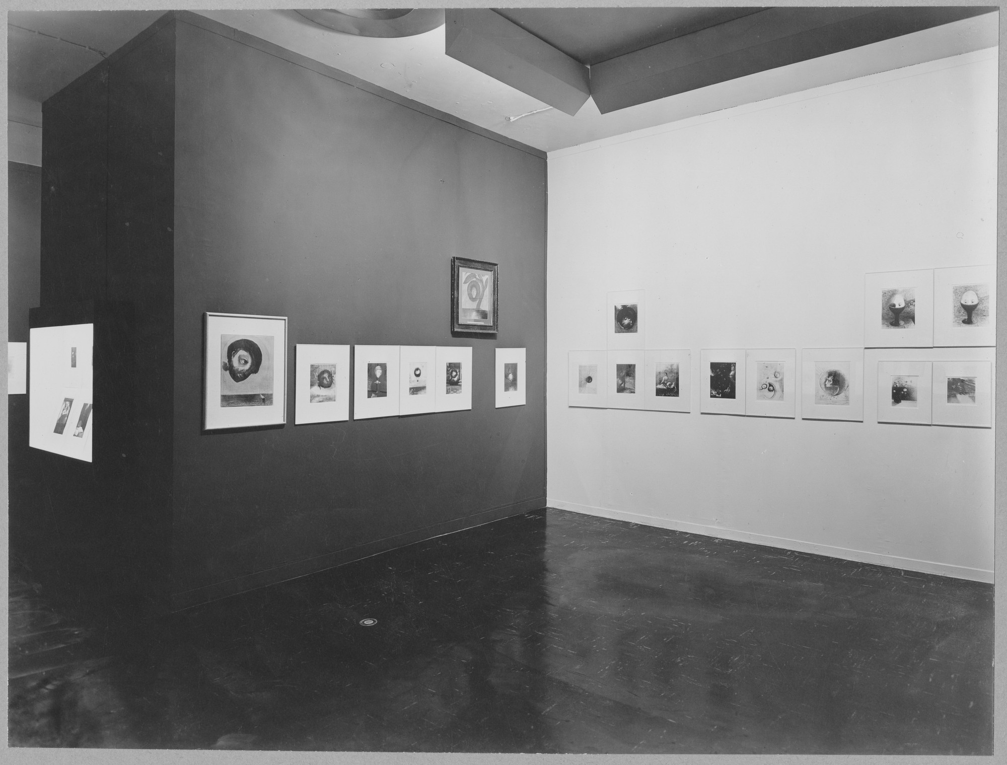 Installation view of the exhibition "Odilon Redon: Drawings and ...