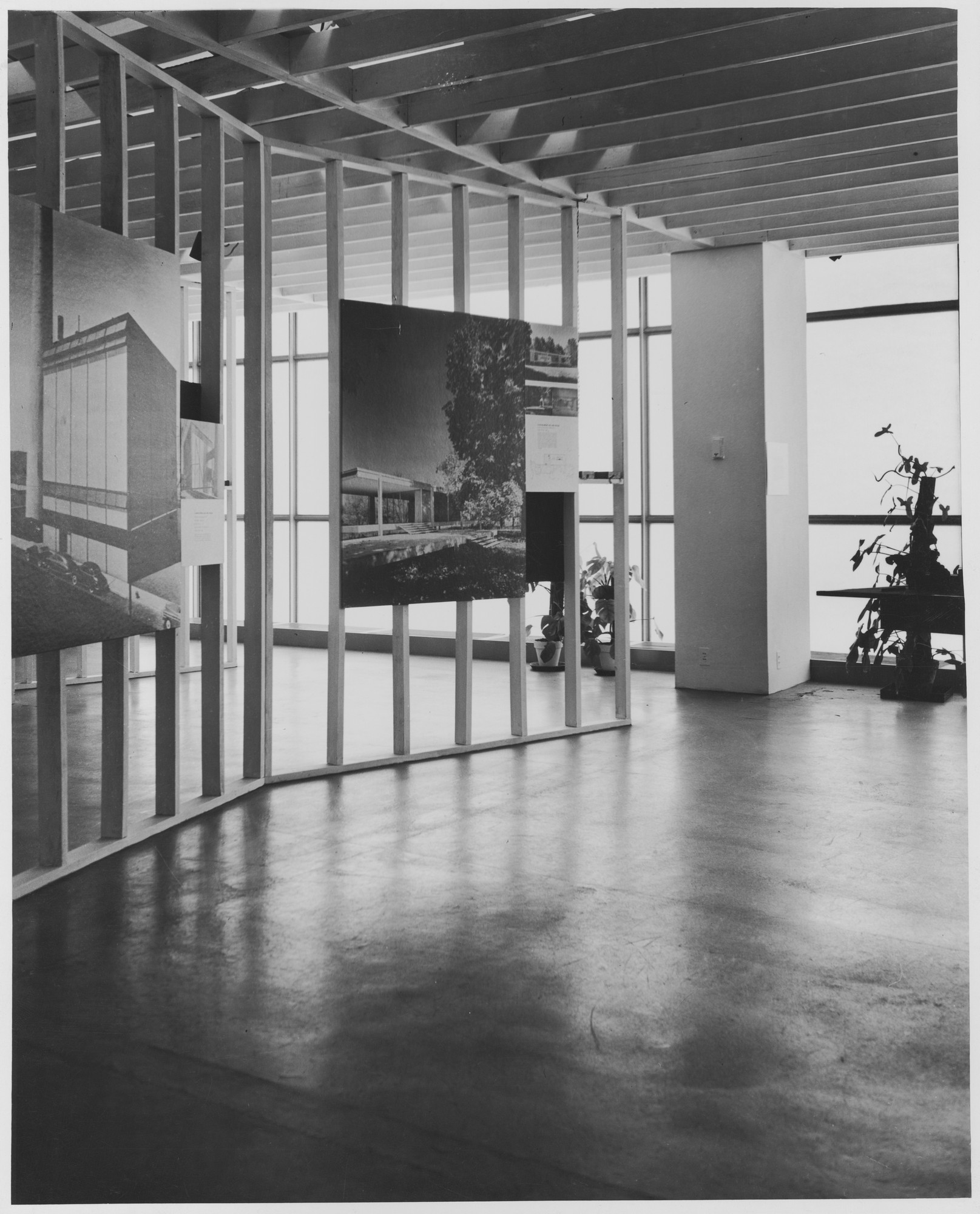 Installation view of the exhibition "Built in U.S.A.: Post-War ...