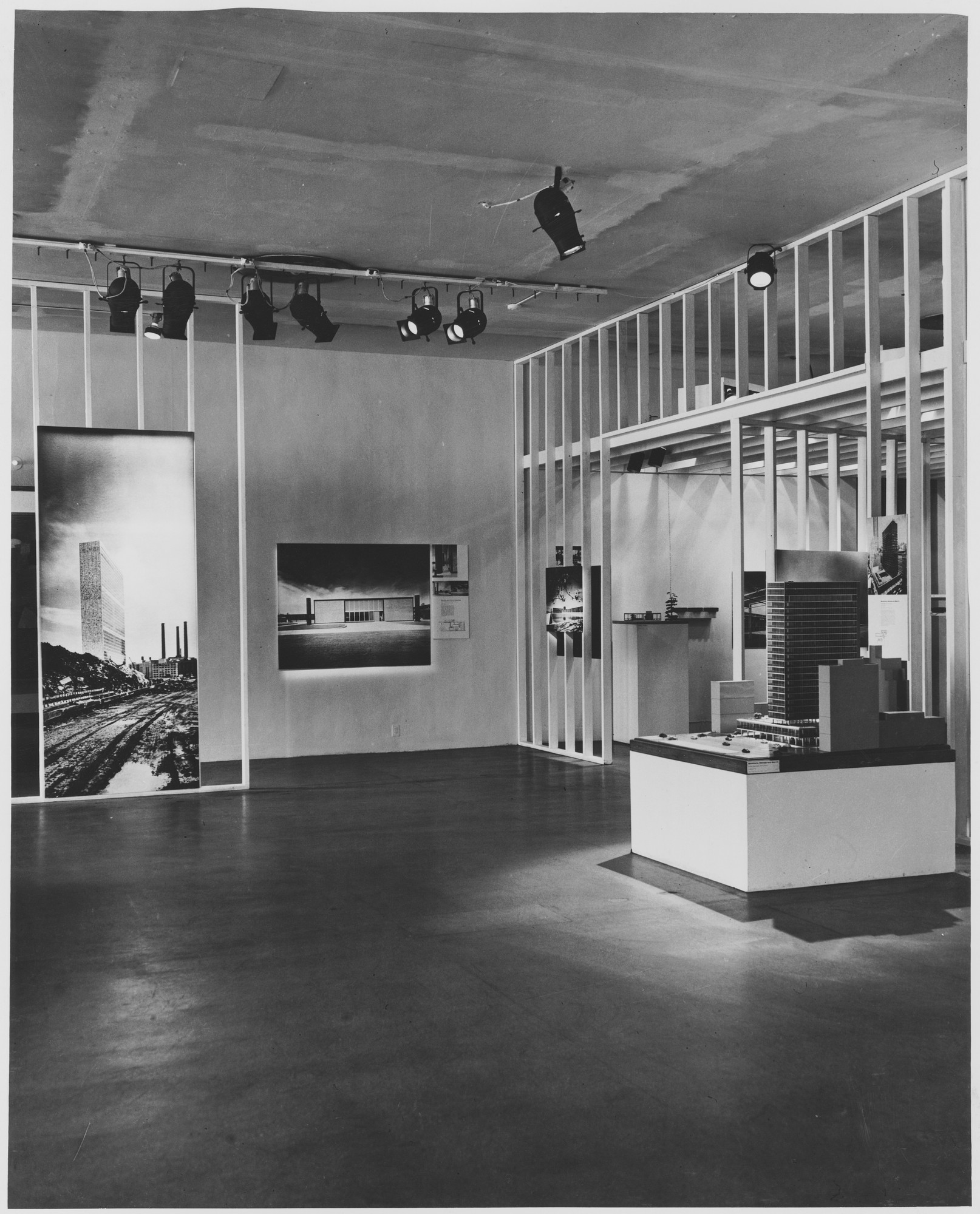Installation view of the exhibition "Built in U.S.A.: Post-War ...