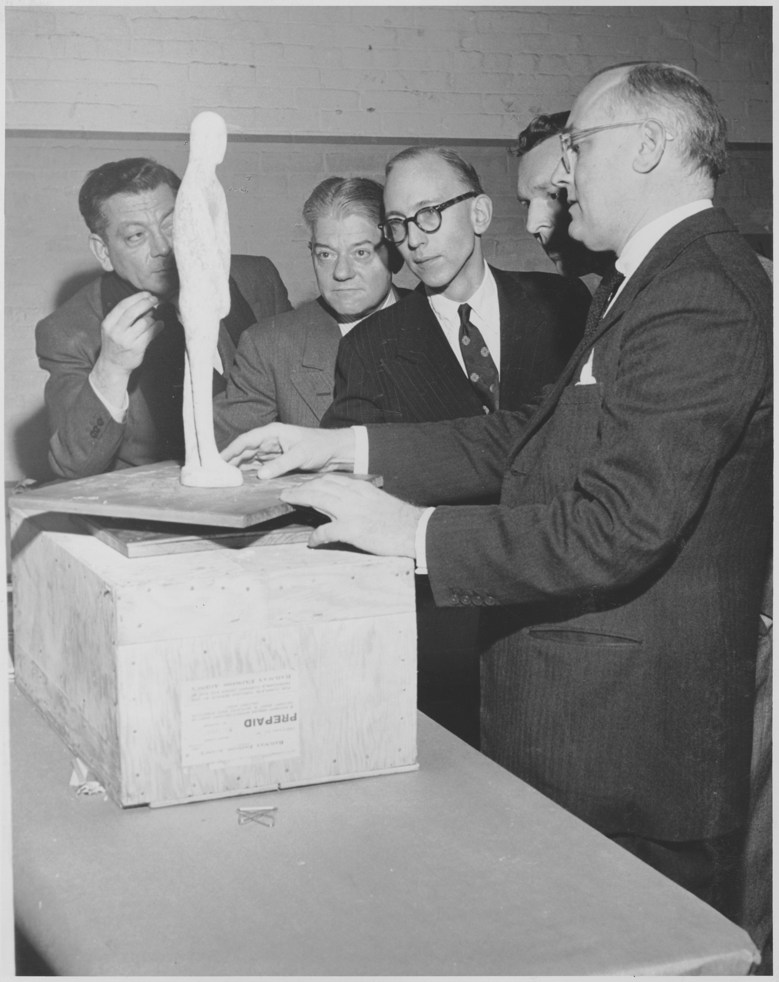 "American Jury: (Left to right) Hanns Swarzenski; Henry Marceau ...
