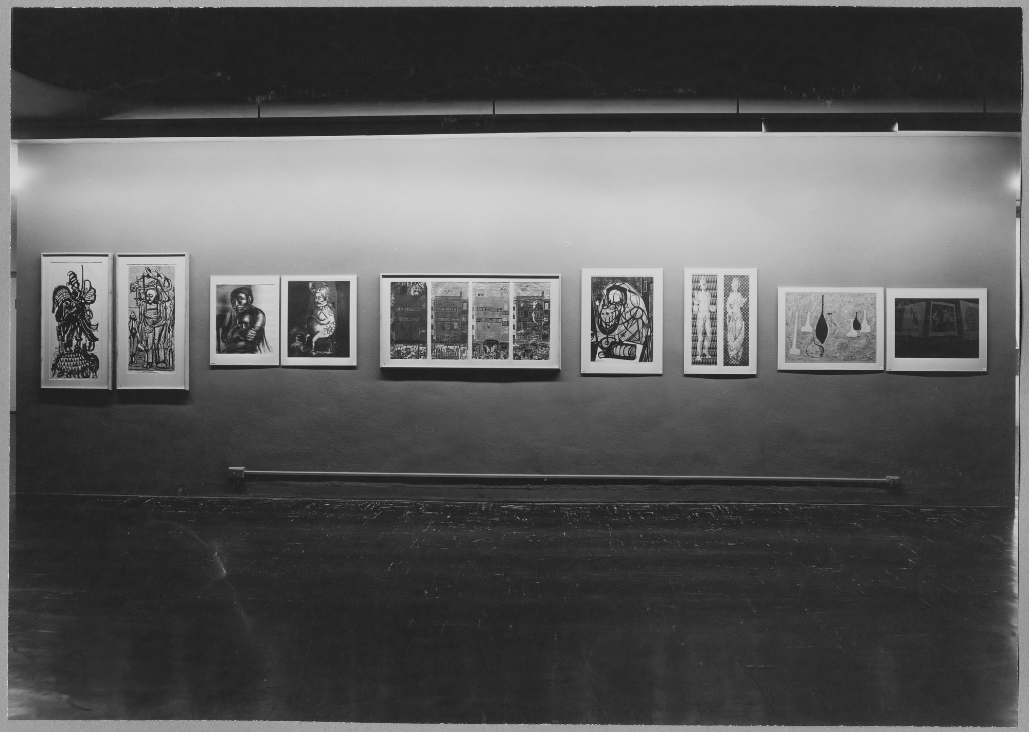 Installation view of the exhibition "Young American Printmakers." | MoMA