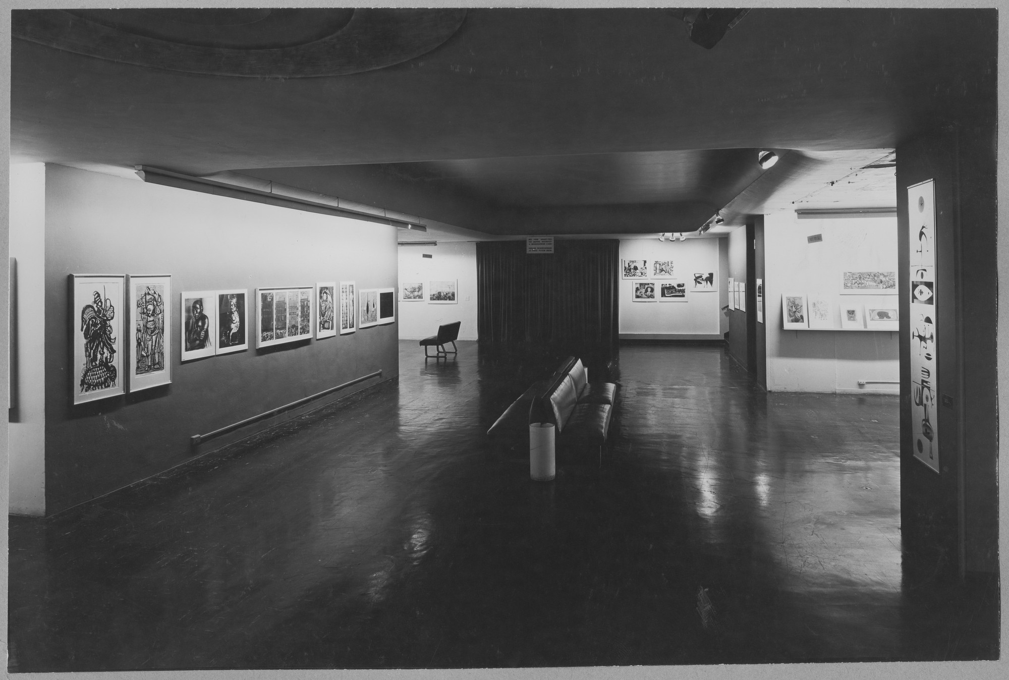 Installation view of the exhibition "Young American Printmakers." | MoMA