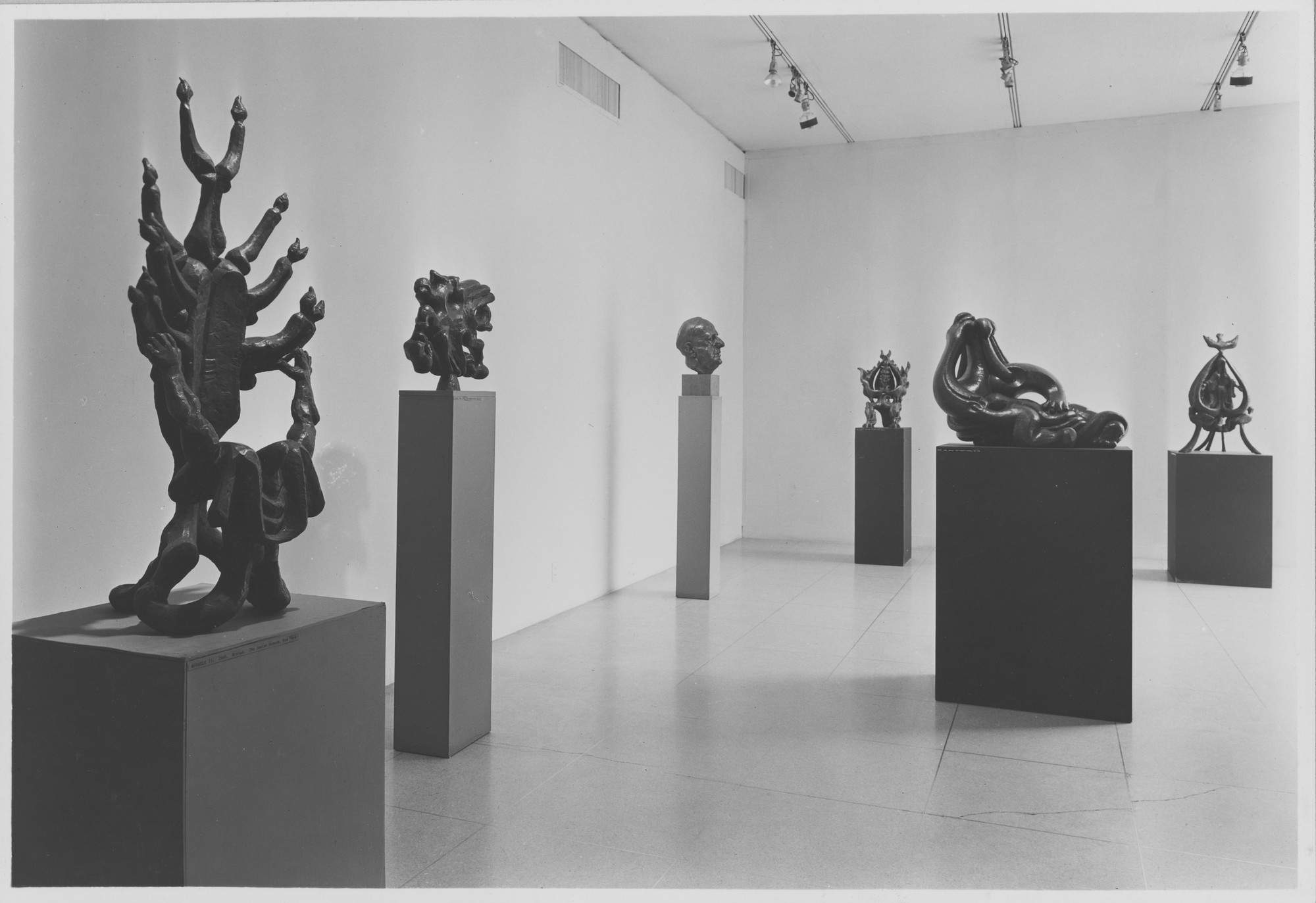 Installation view of the exhibition "The Sculpture of Jacques Lipchitz ...
