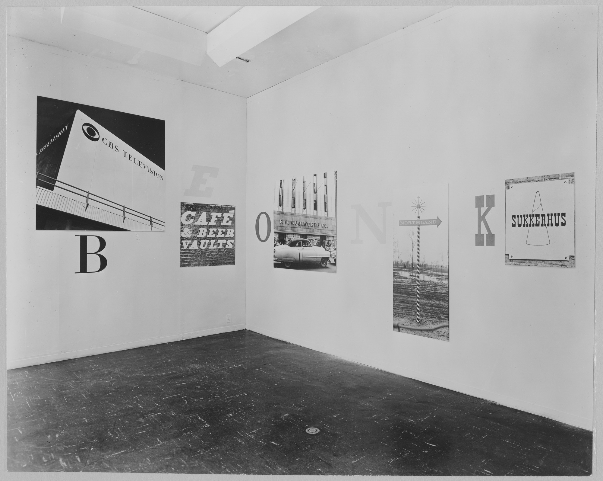 Installation view of the exhibition "Signs in the Street." | MoMA