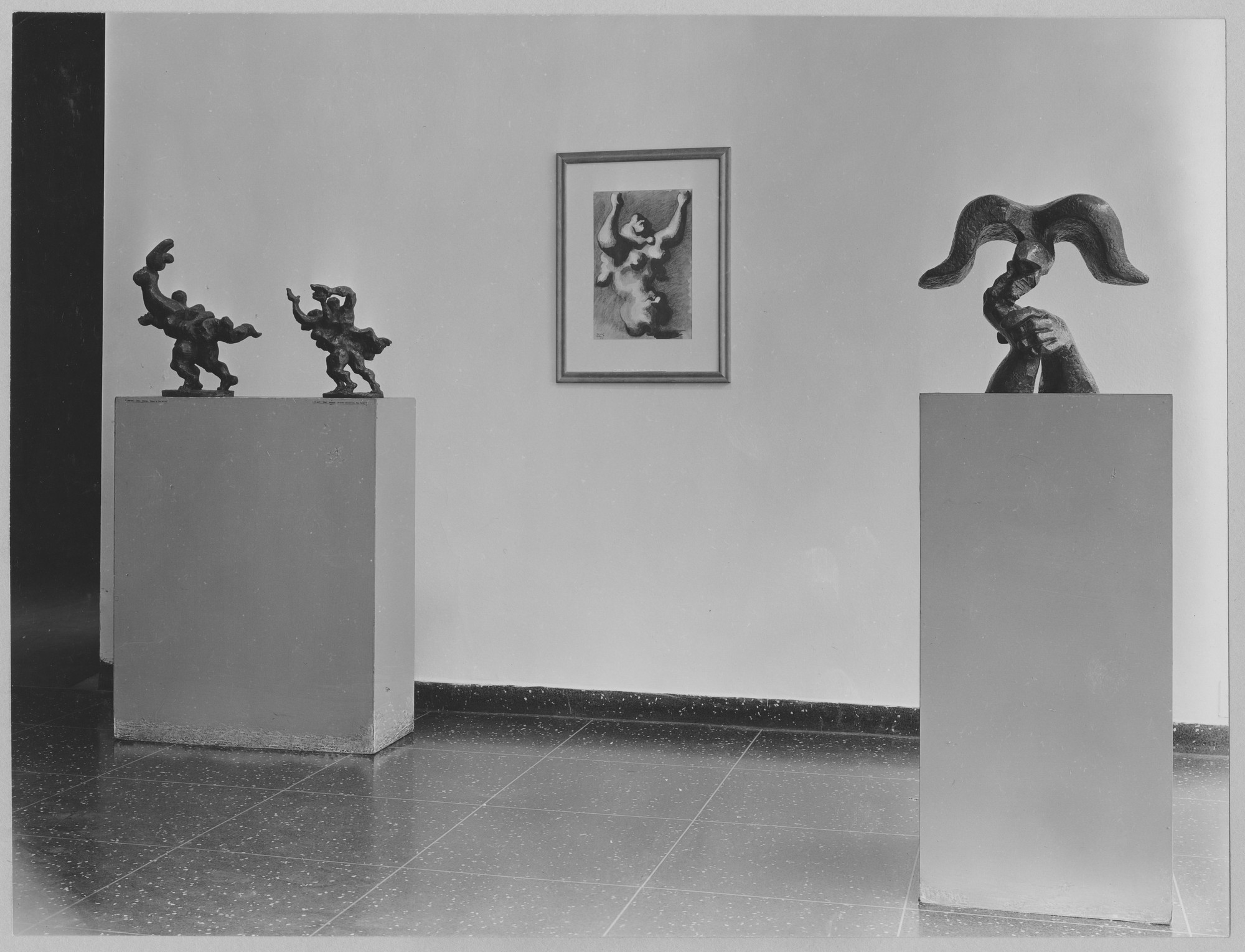 Installation view of the exhibition "The Sculpture of Jacques Lipchitz ...