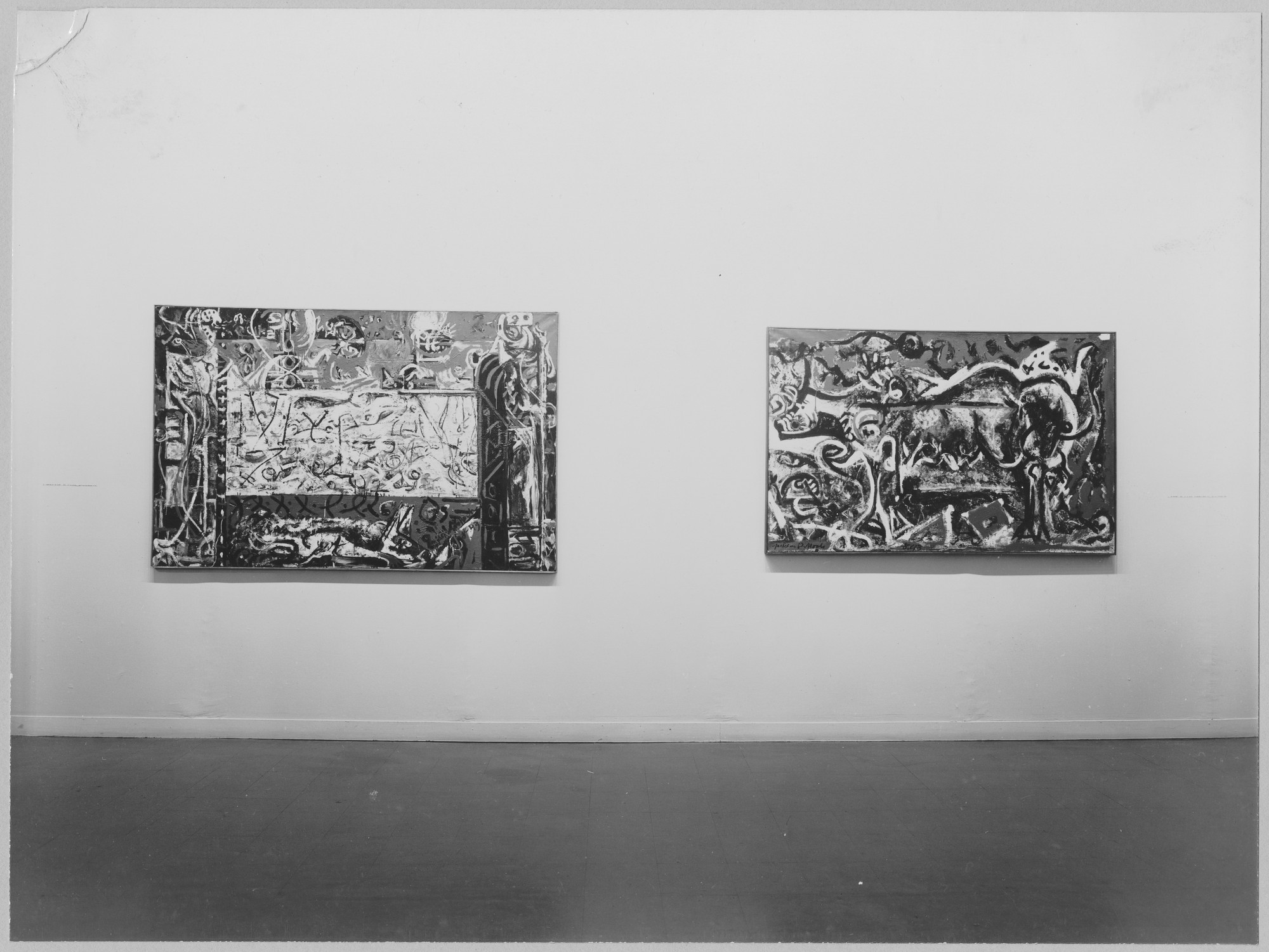 Installation view of the exhibition "Jackson Pollock." | MoMA