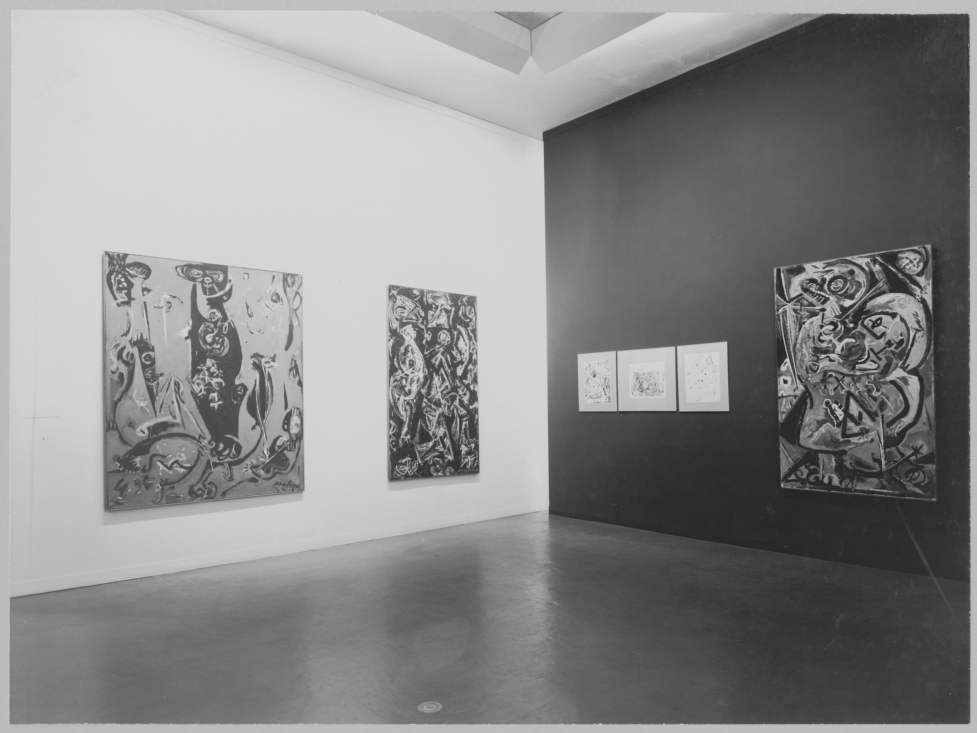 Installation view of the exhibition "Jackson Pollock." | MoMA