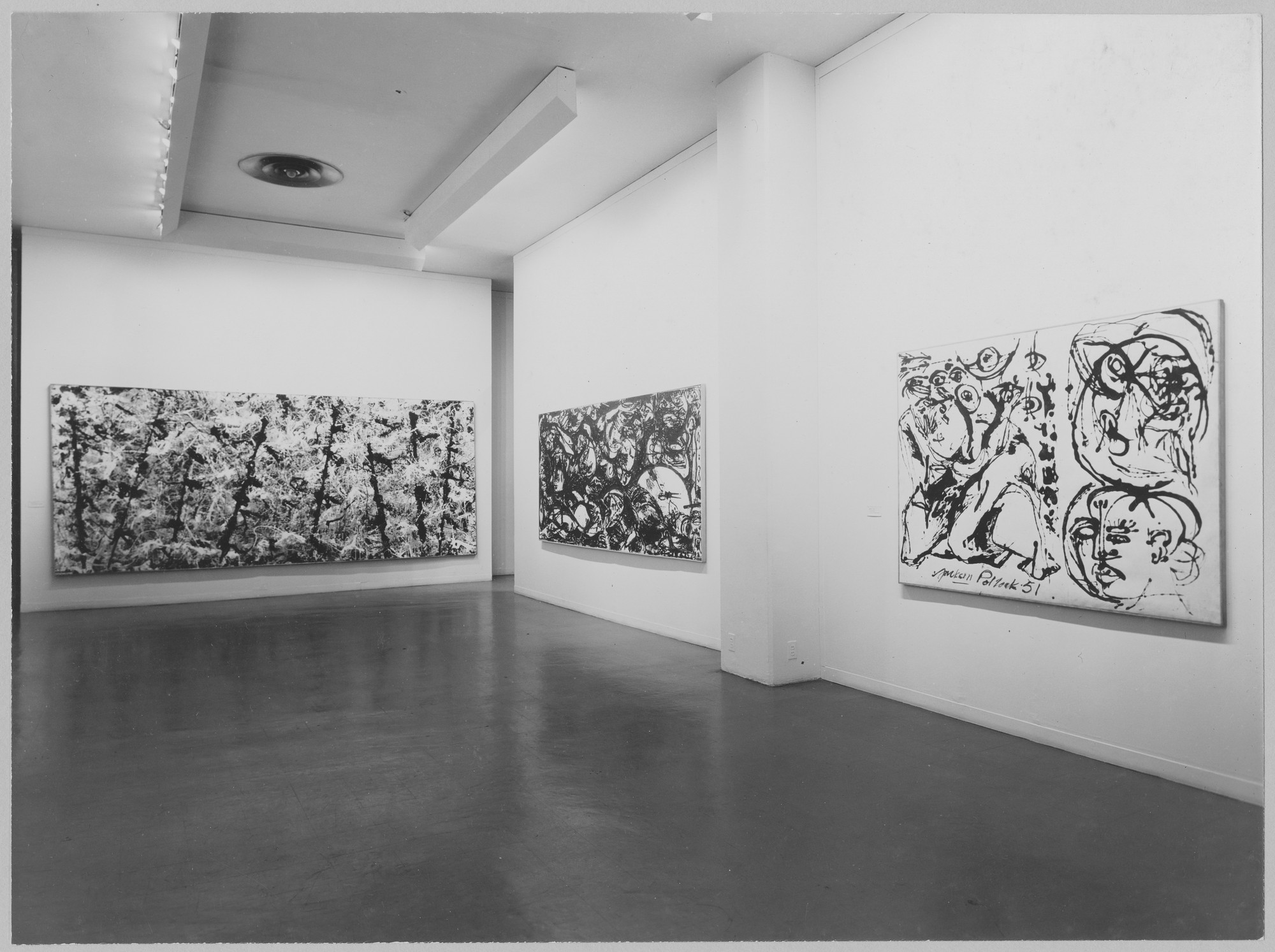 Installation view of the exhibition "Jackson Pollock." | MoMA