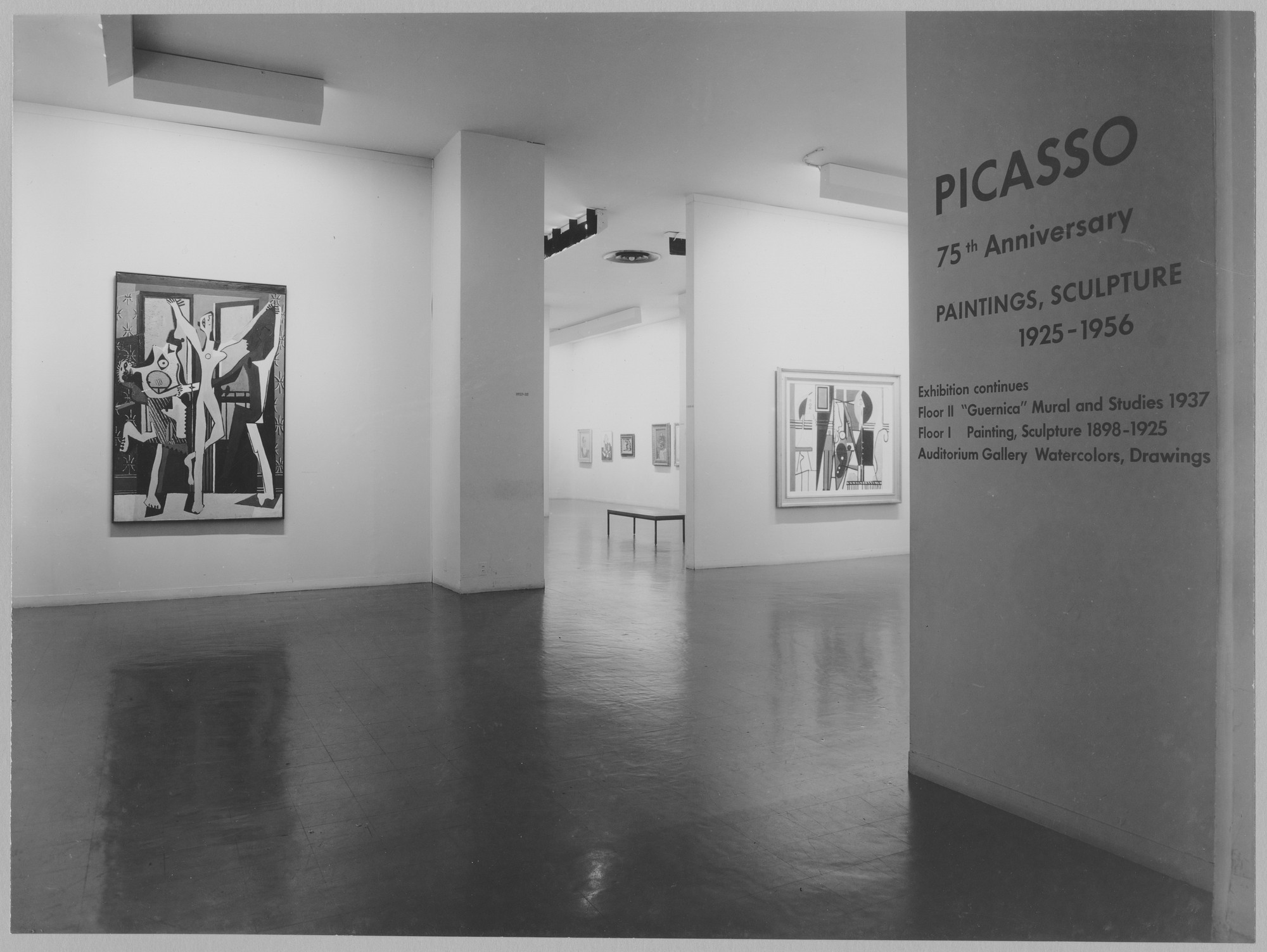 Installation view of the exhibition "Picasso: 75th Anniversary" | MoMA