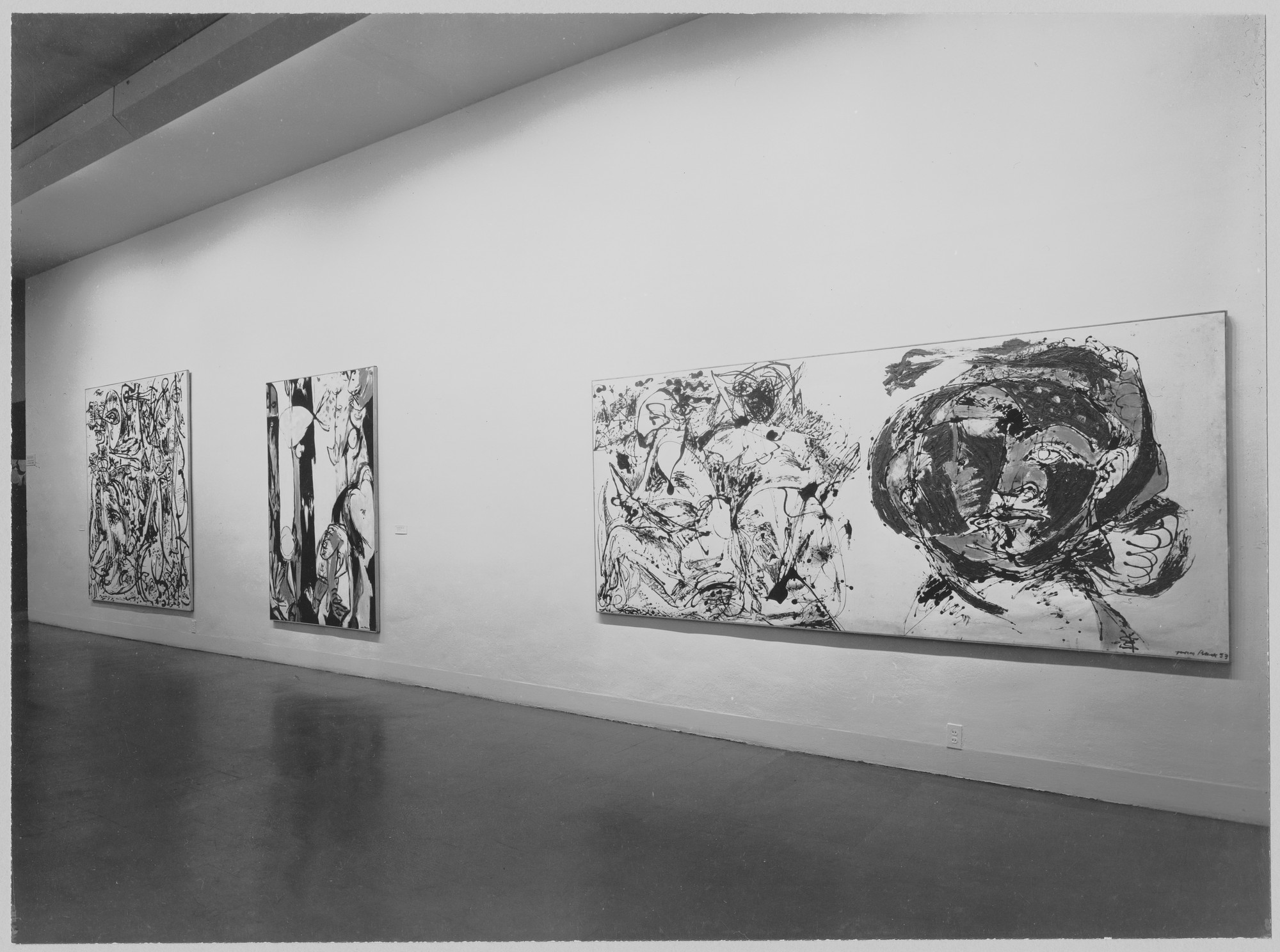 Installation view of the exhibition "Jackson Pollock." | MoMA