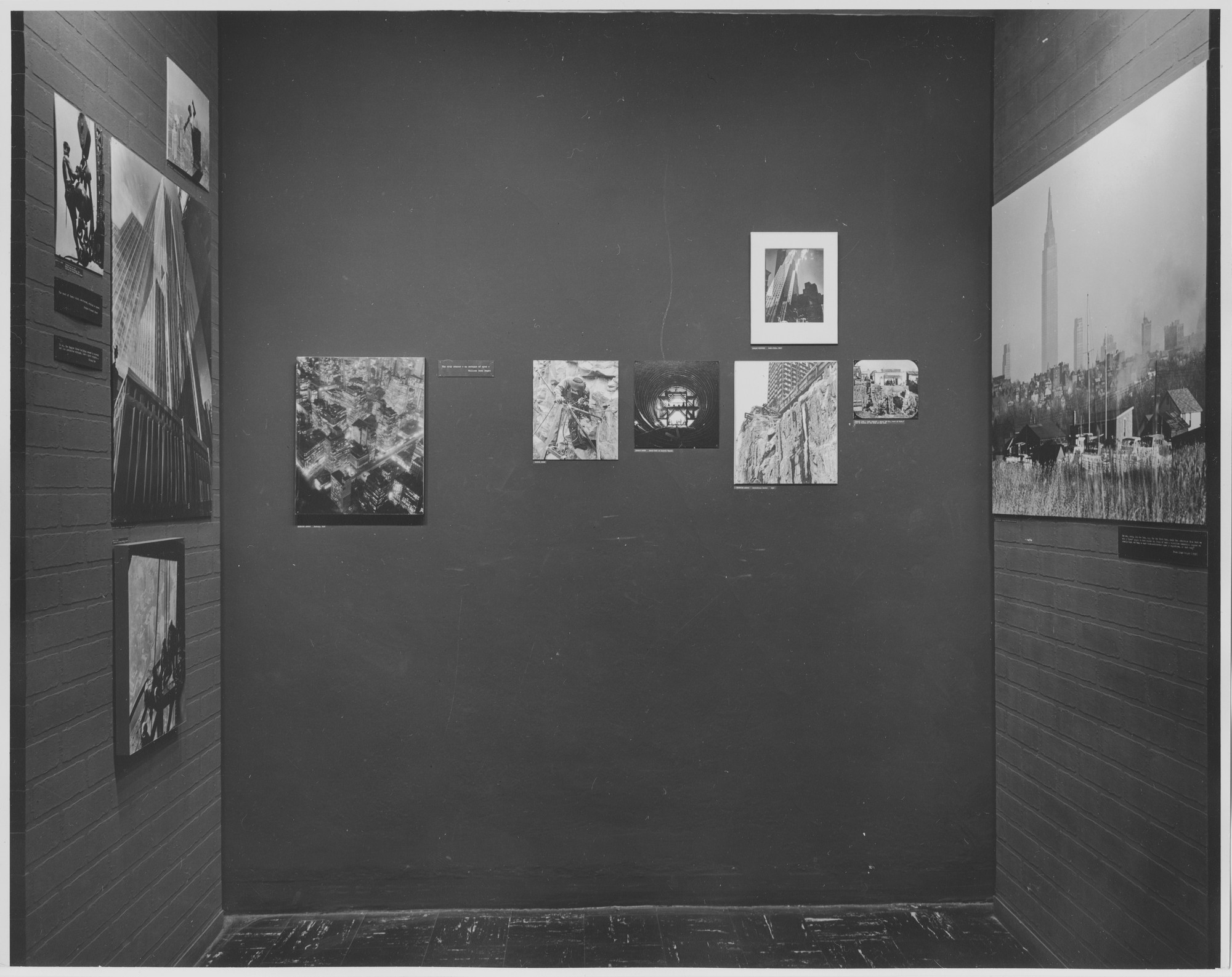 Installation view of the exhibition "70 Photographers Look at New York ...