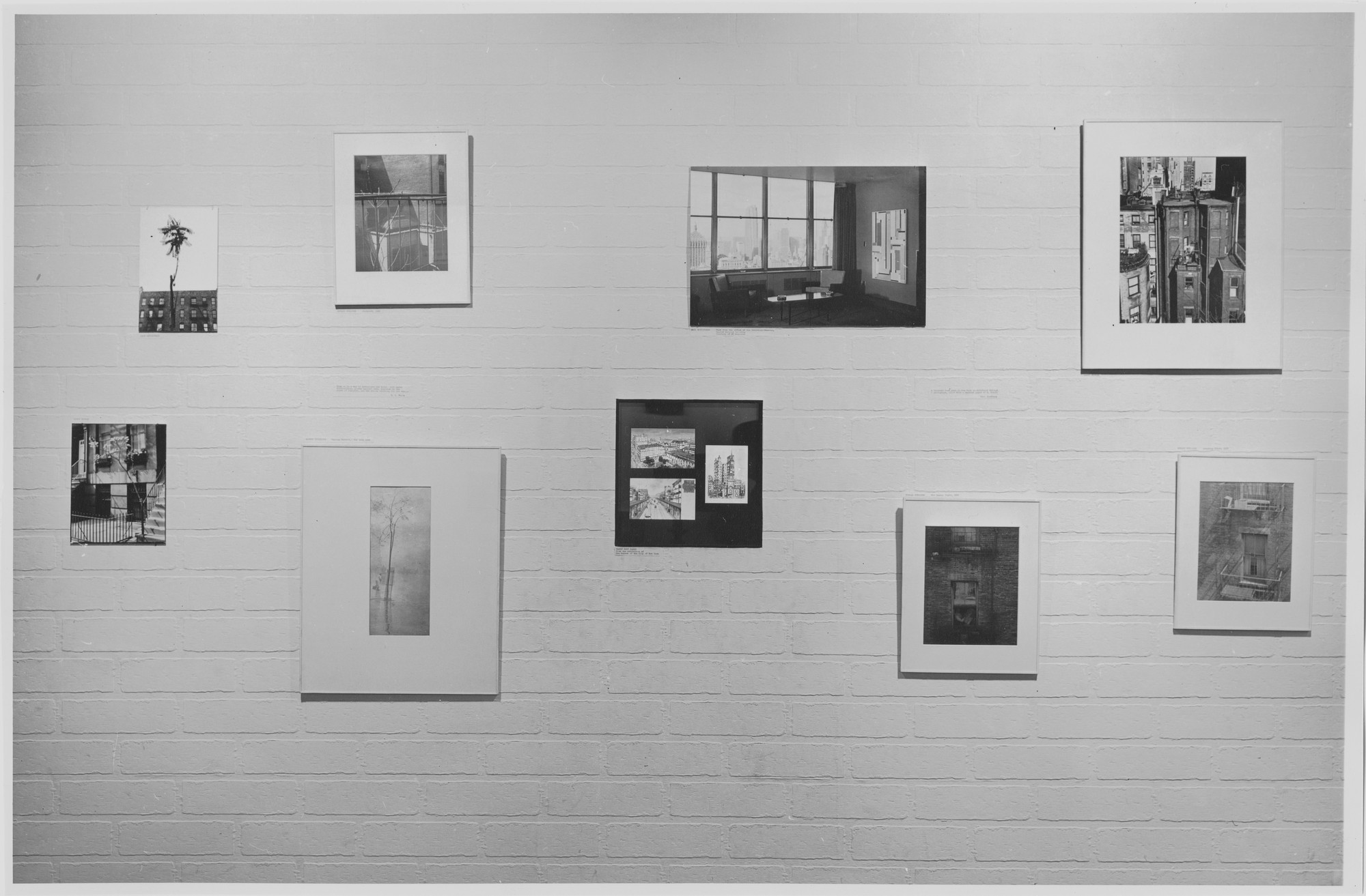 Installation view of the exhibition "70 Photographers Look at New York ...