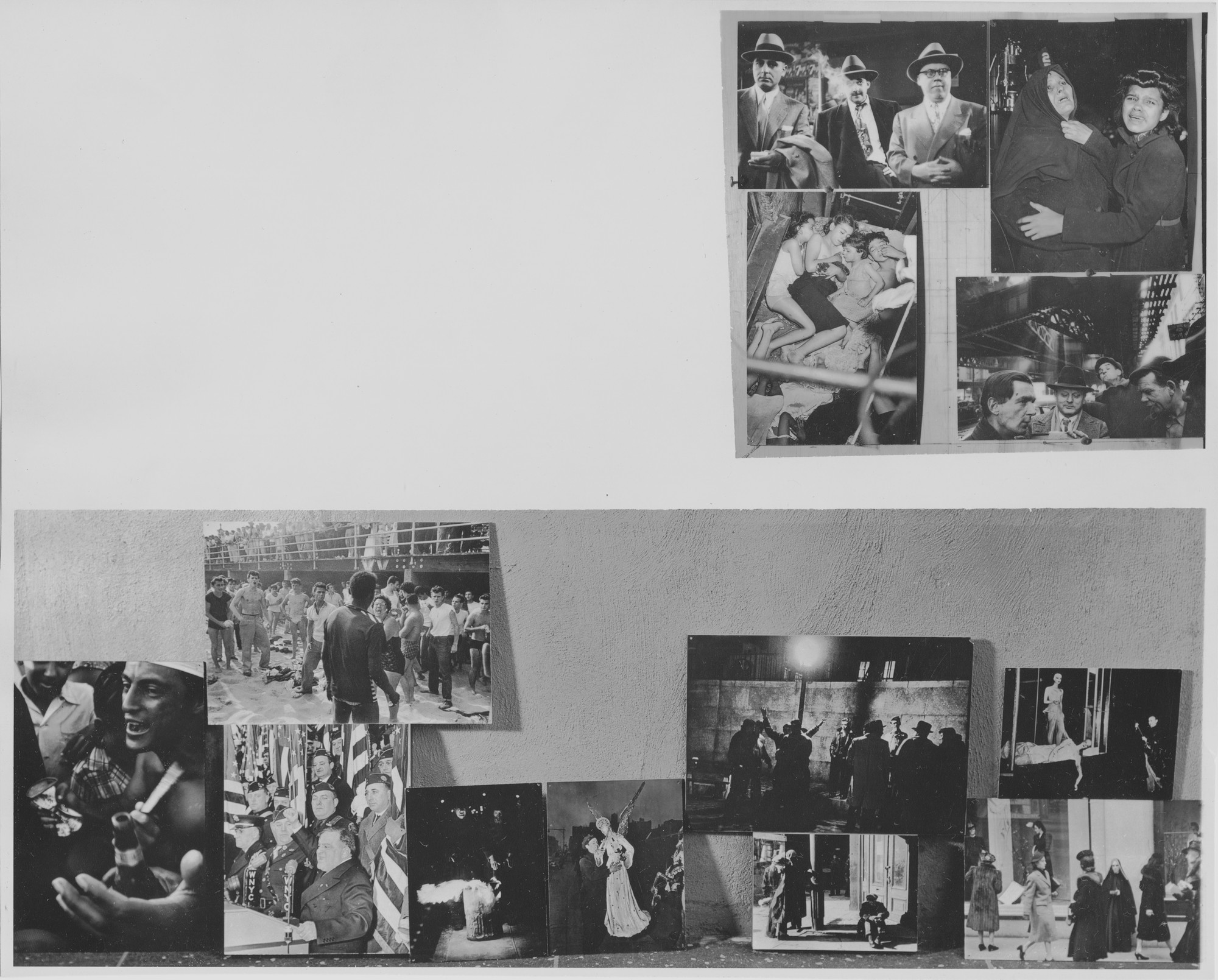 Installation view of the exhibition "70 Photographers Look at New York ...