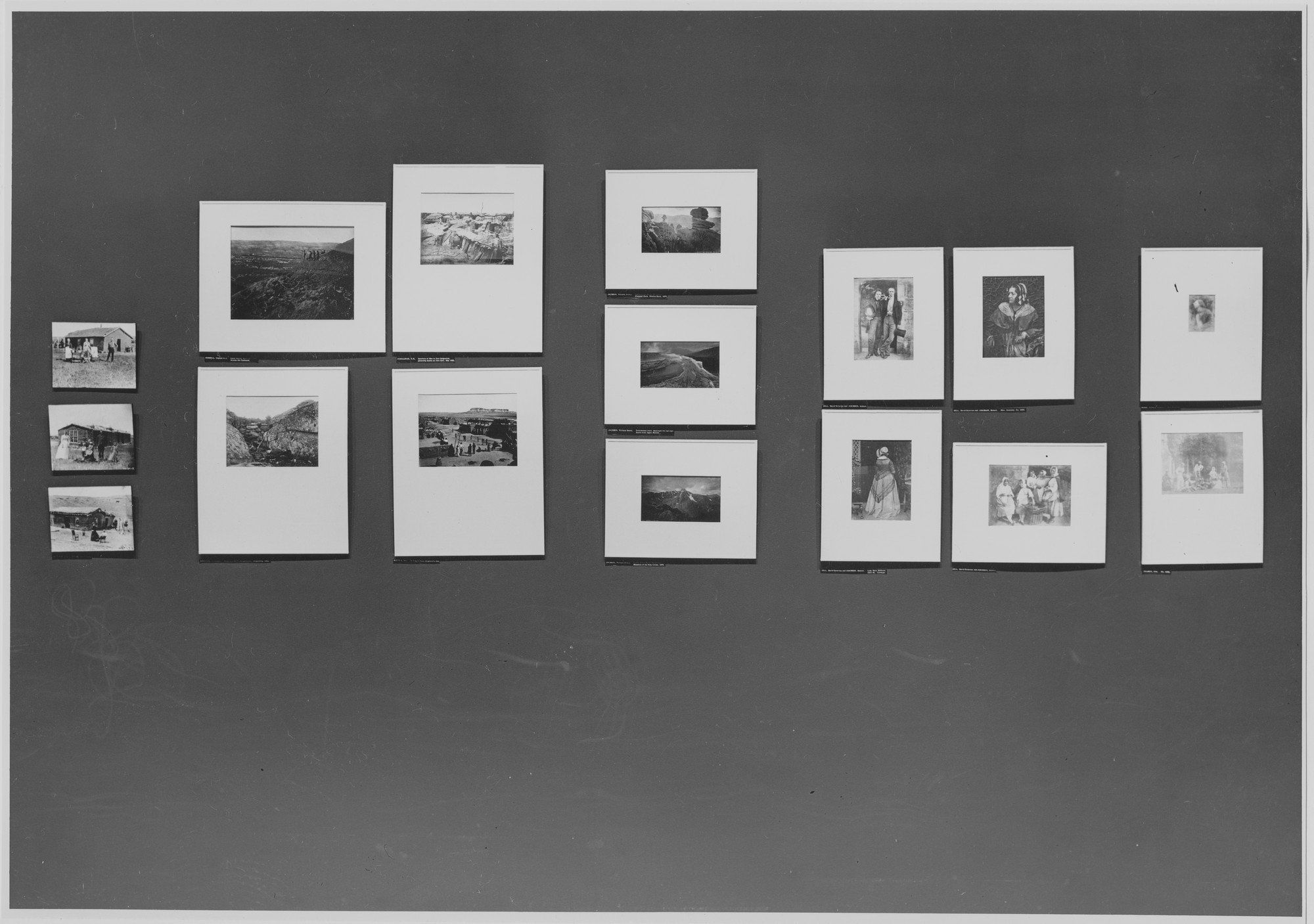 Installation view of the exhibition "Photographs from the Museum ...