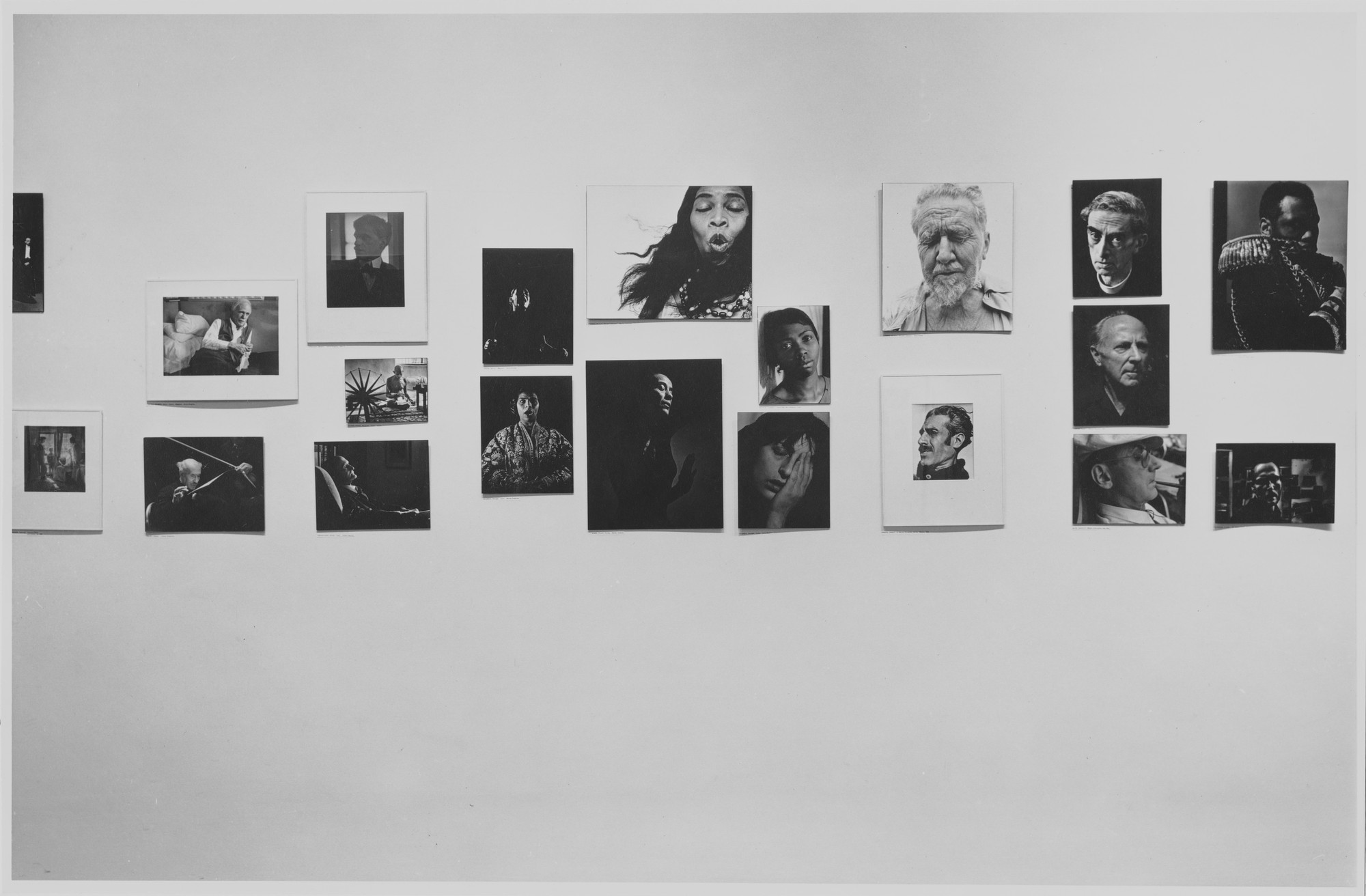 Installation view of the exhibition "Photographs from the Museum ...
