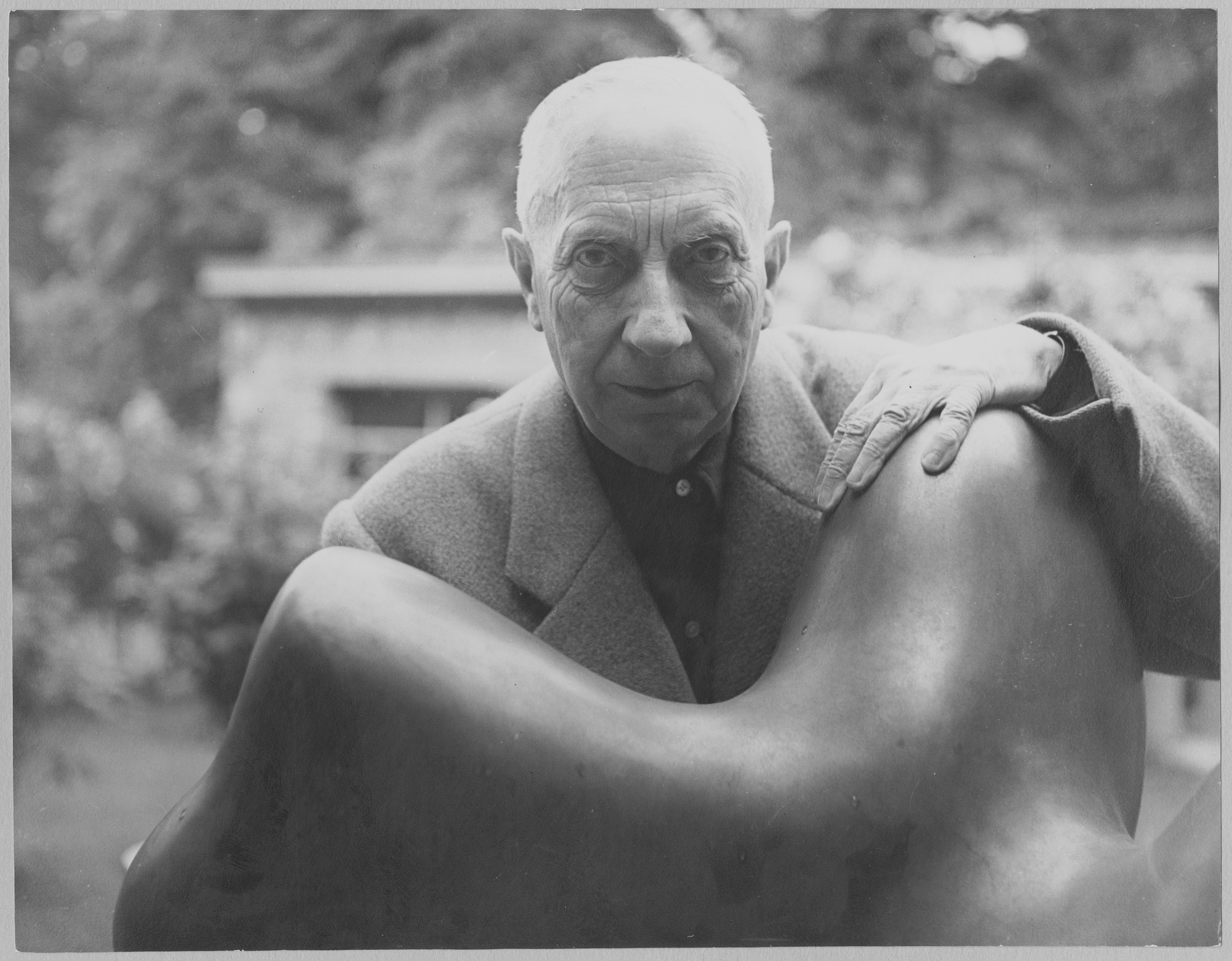 "Arp in his studio," research photograph associated with the exhibition ...