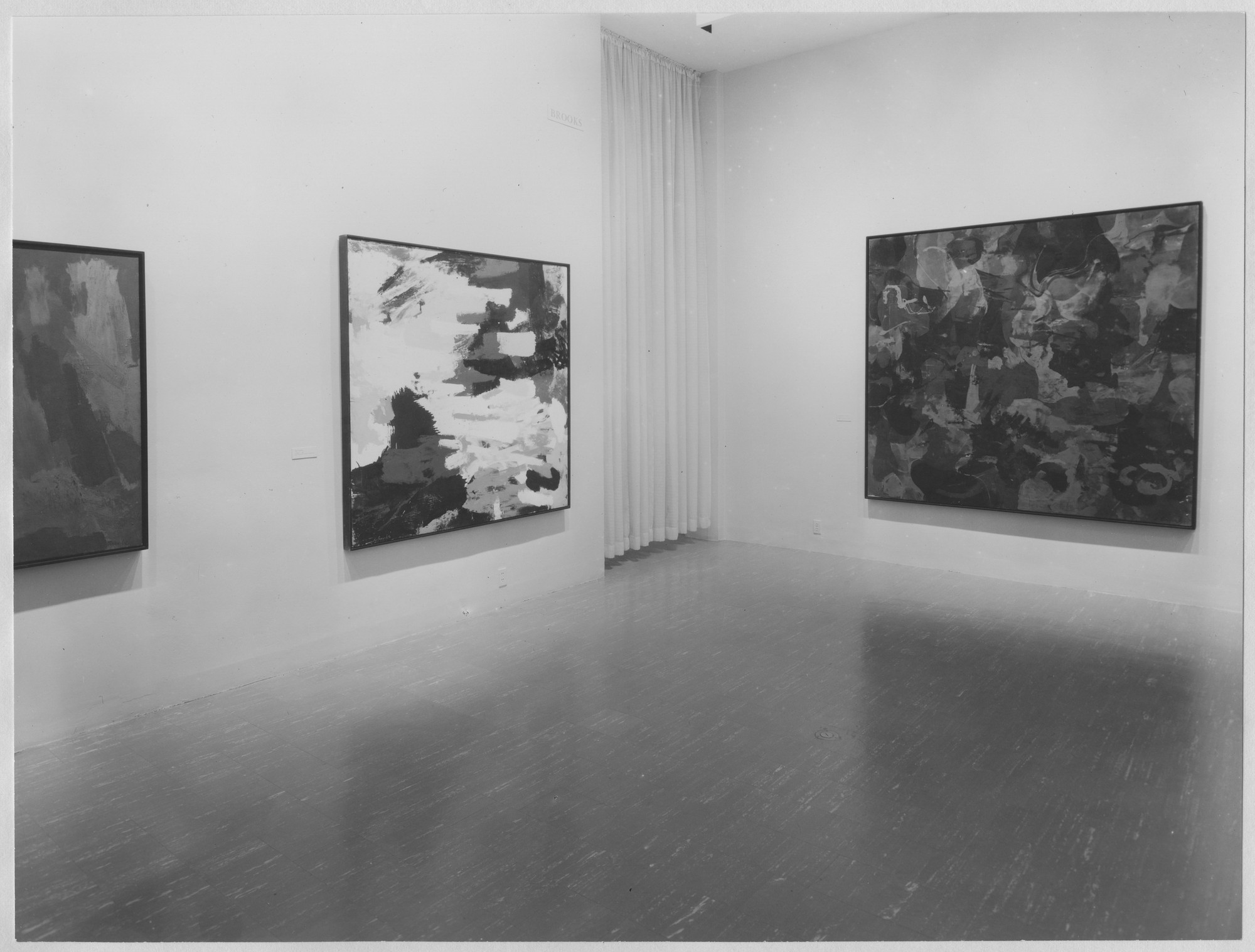 Installation view of the exhibition "The New American Painting as shown ...