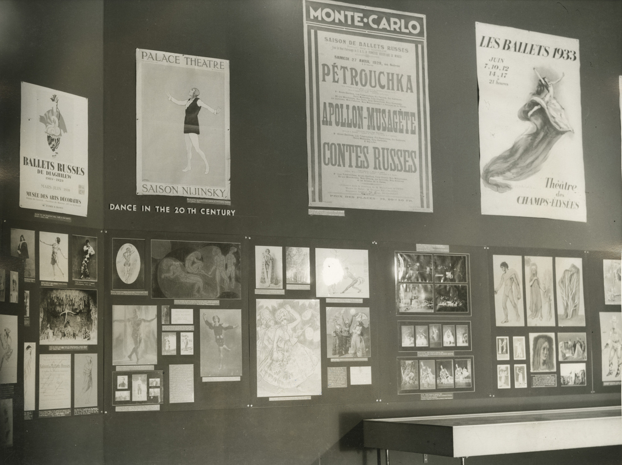 Installation view of the exhibition "Preview: Dance Archives" | MoMA