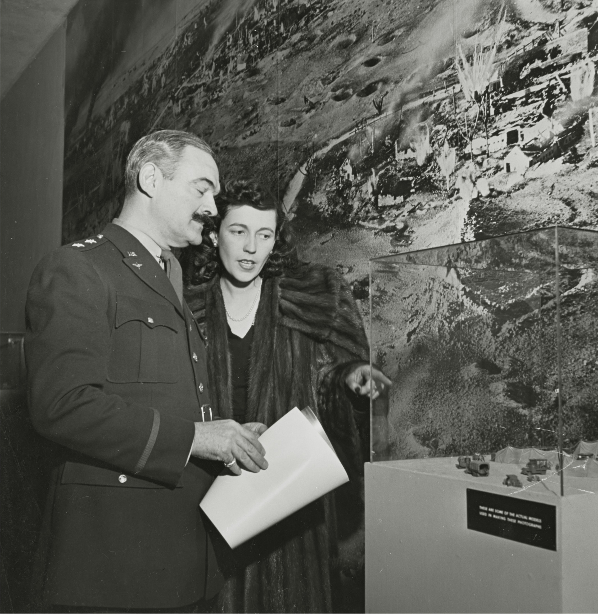 "General Hunter and Mrs. J. C. Rathborne" at the opening of the ...