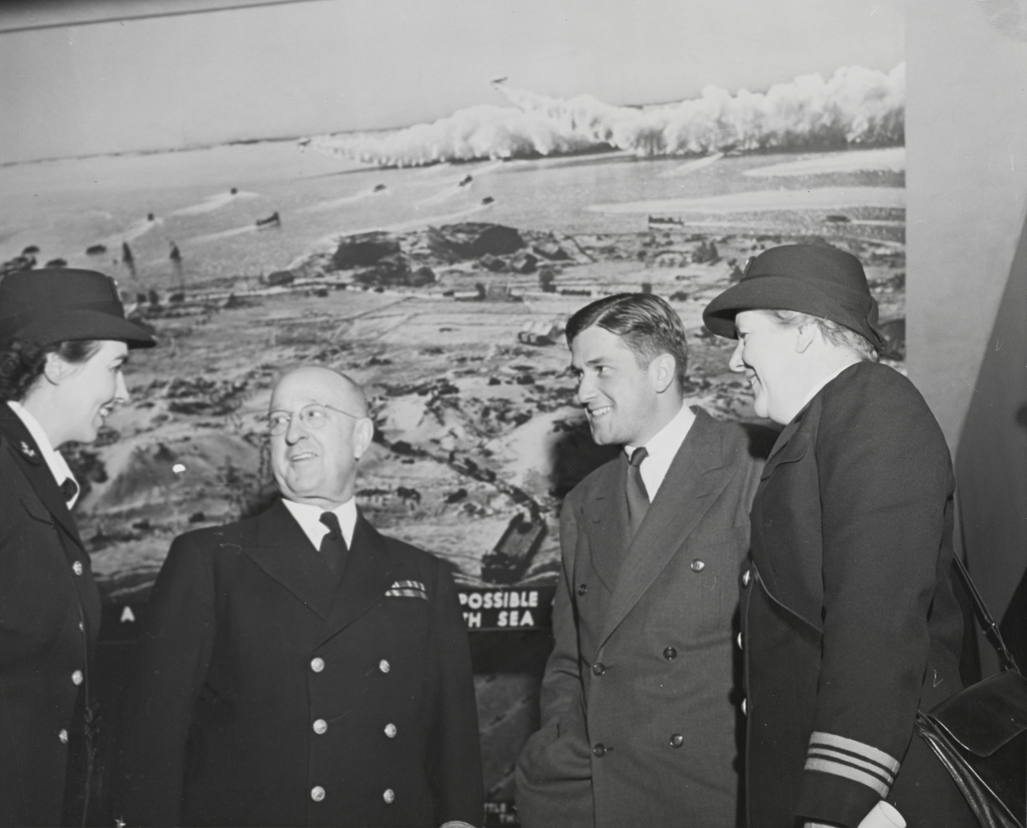 From left: "Lt. Comm. Eleanor Grant Rigby, Commander of Seamen WAVES ...