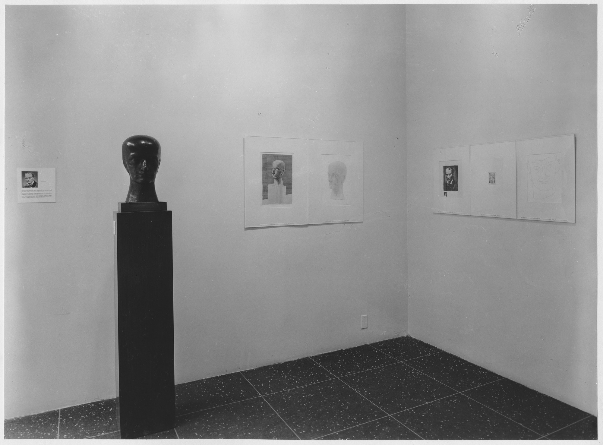 Installation view of the exhibition "Portraits from the Museum ...