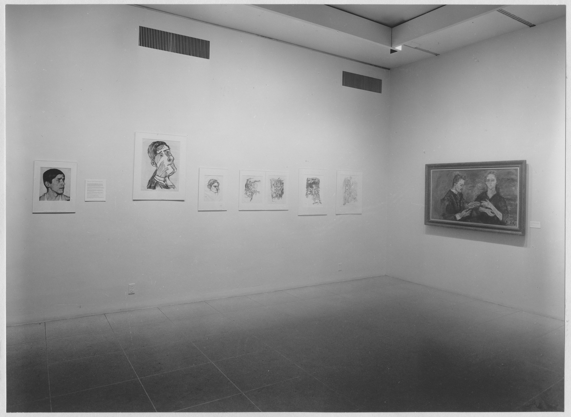 Installation view of the exhibition "Portraits from the Museum ...