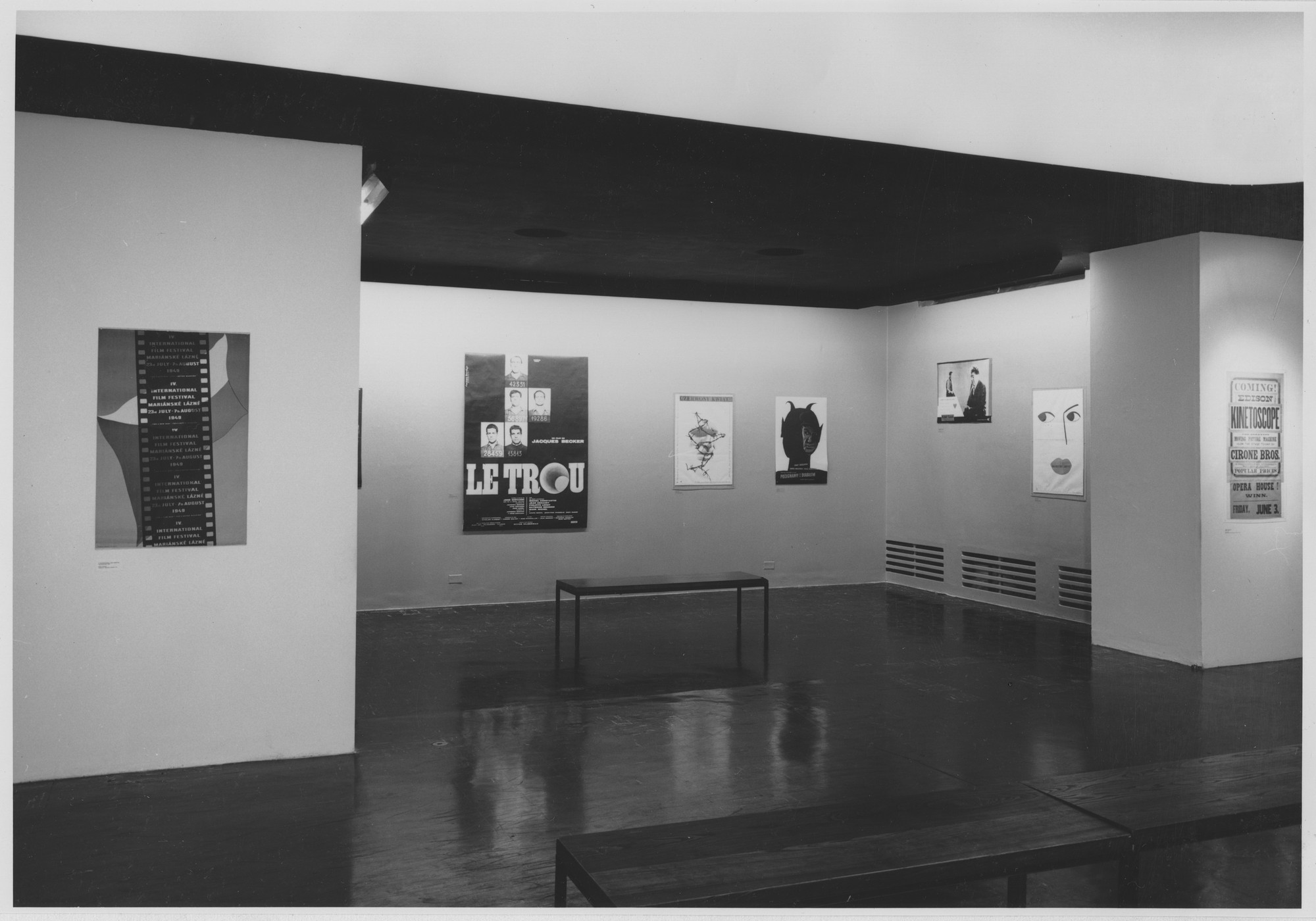 Installation view of the exhibition "Film Posters." | MoMA