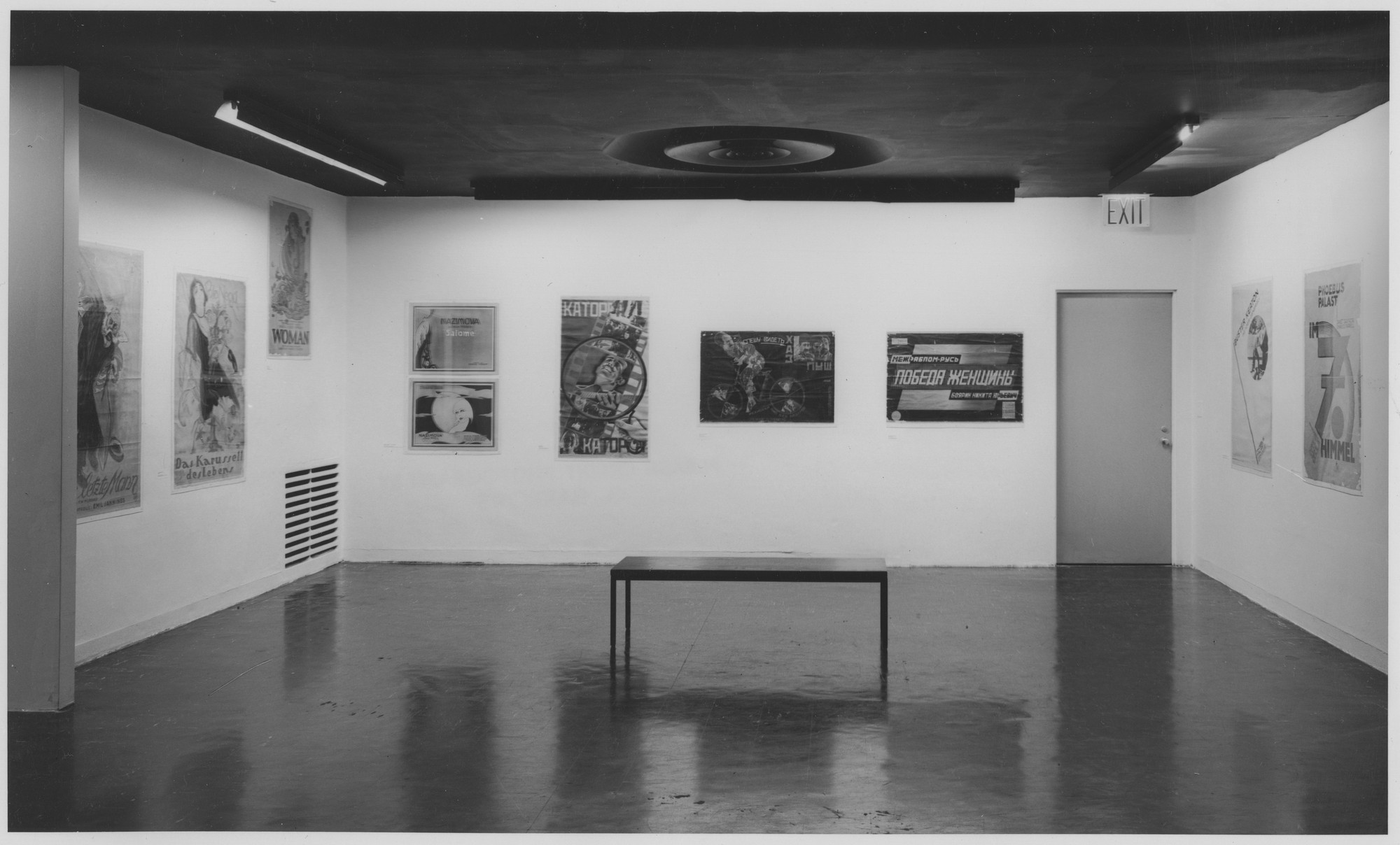 Installation view of the exhibition "Film Posters." | MoMA