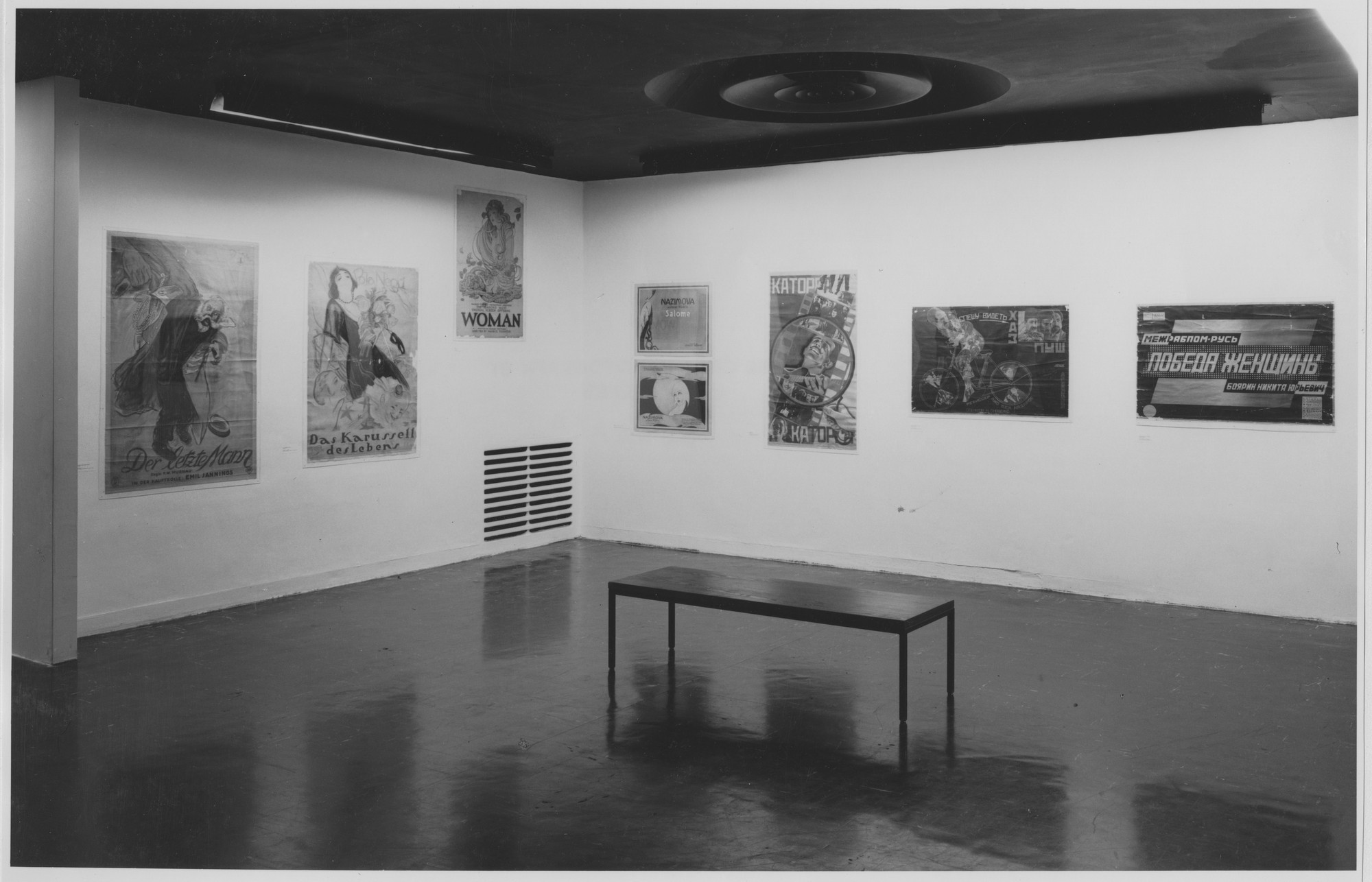 Installation view of the exhibition "Film Posters" | MoMA