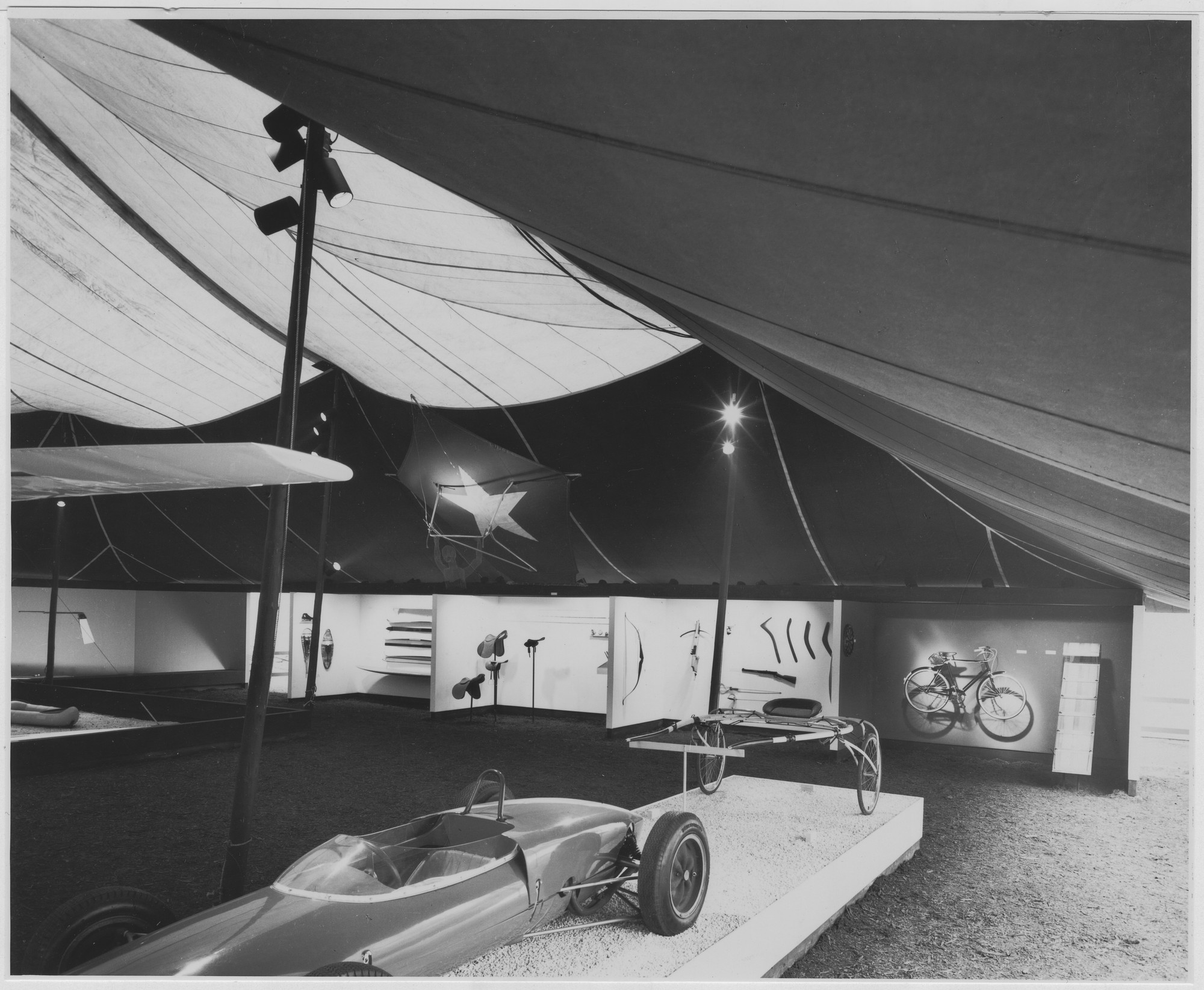 Installation view of the exhibition "Design for Sport." | MoMA