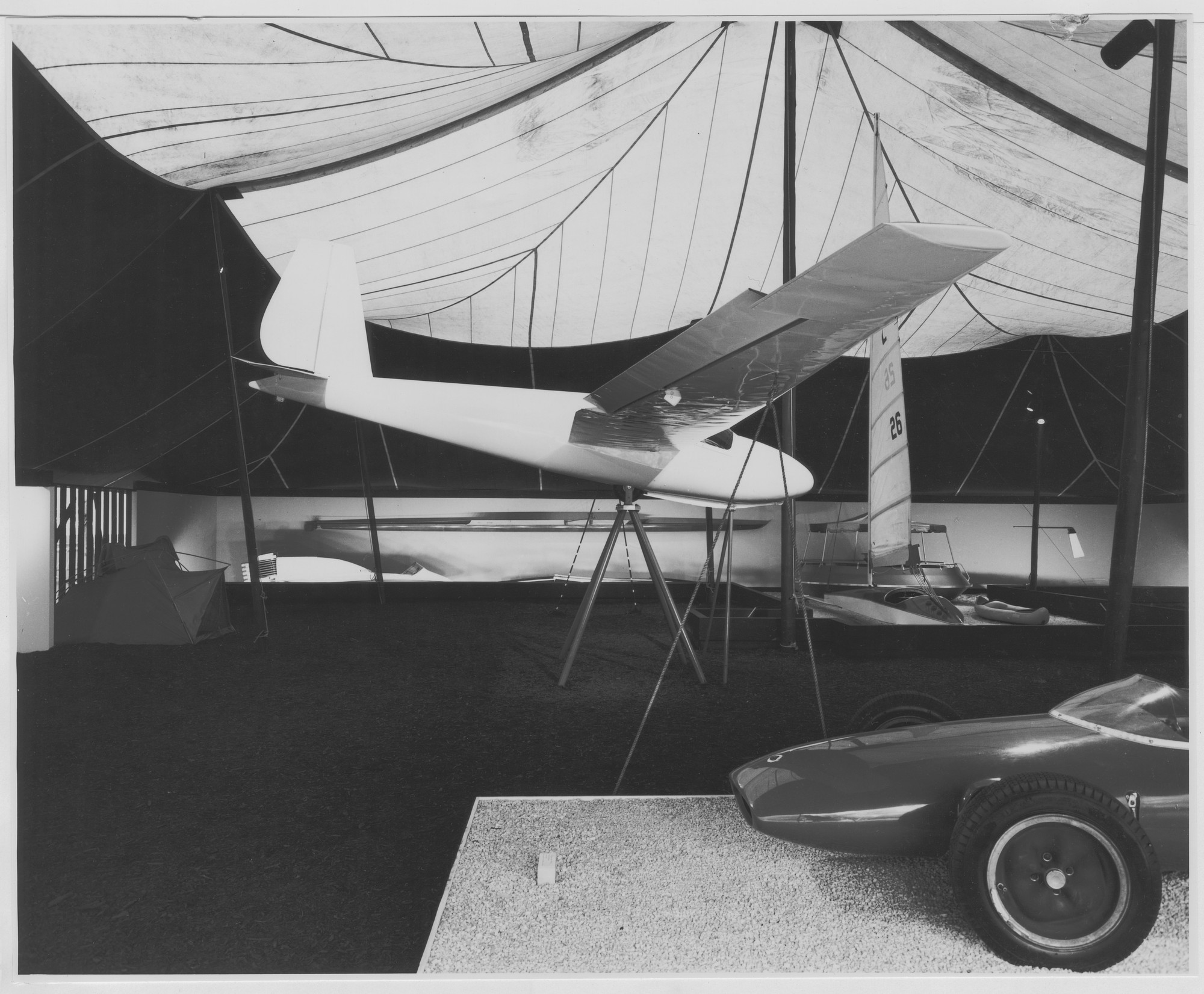 Installation view of the exhibition "Design for Sport." | MoMA