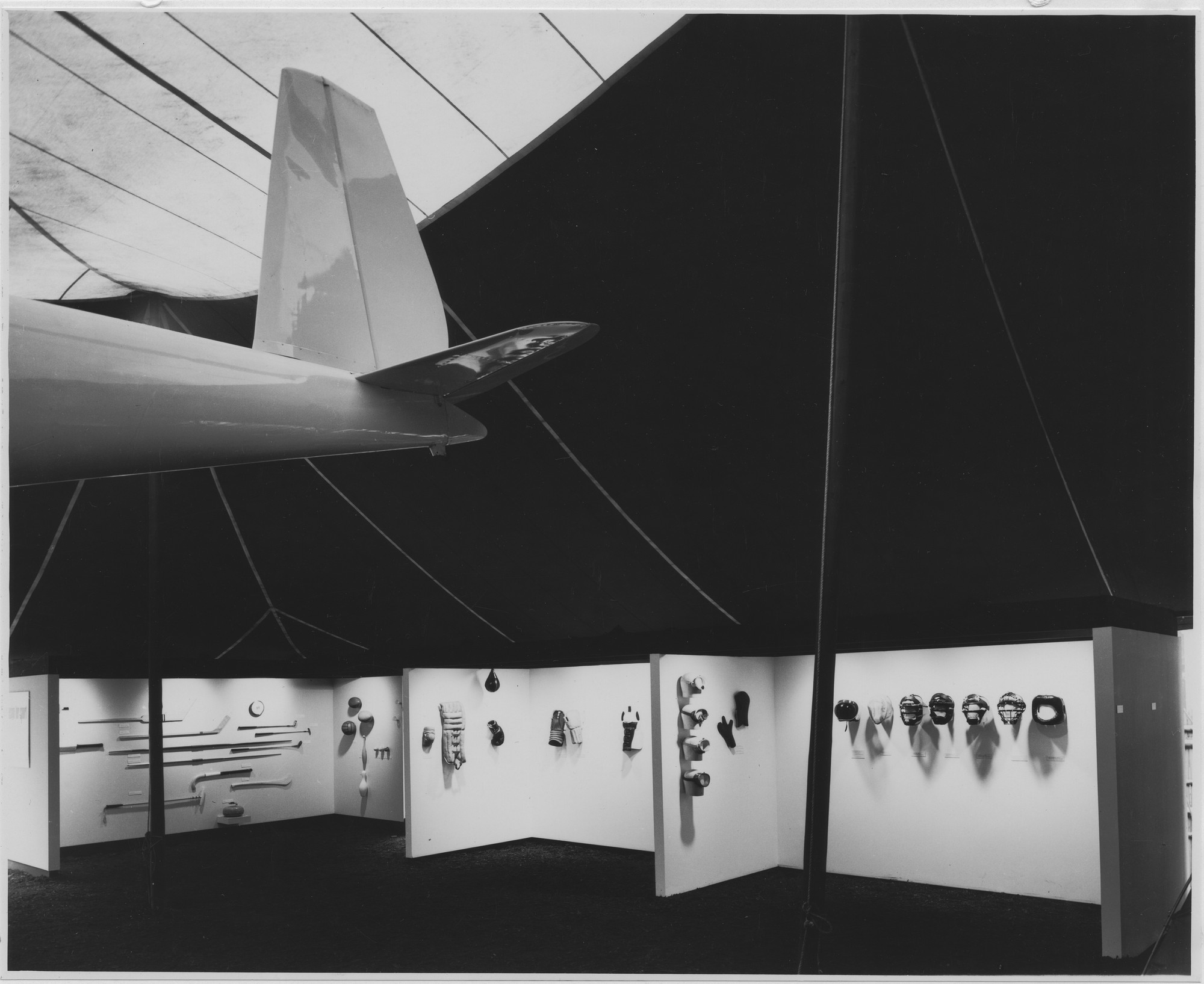 Installation view of the exhibition "Design for Sport." | MoMA