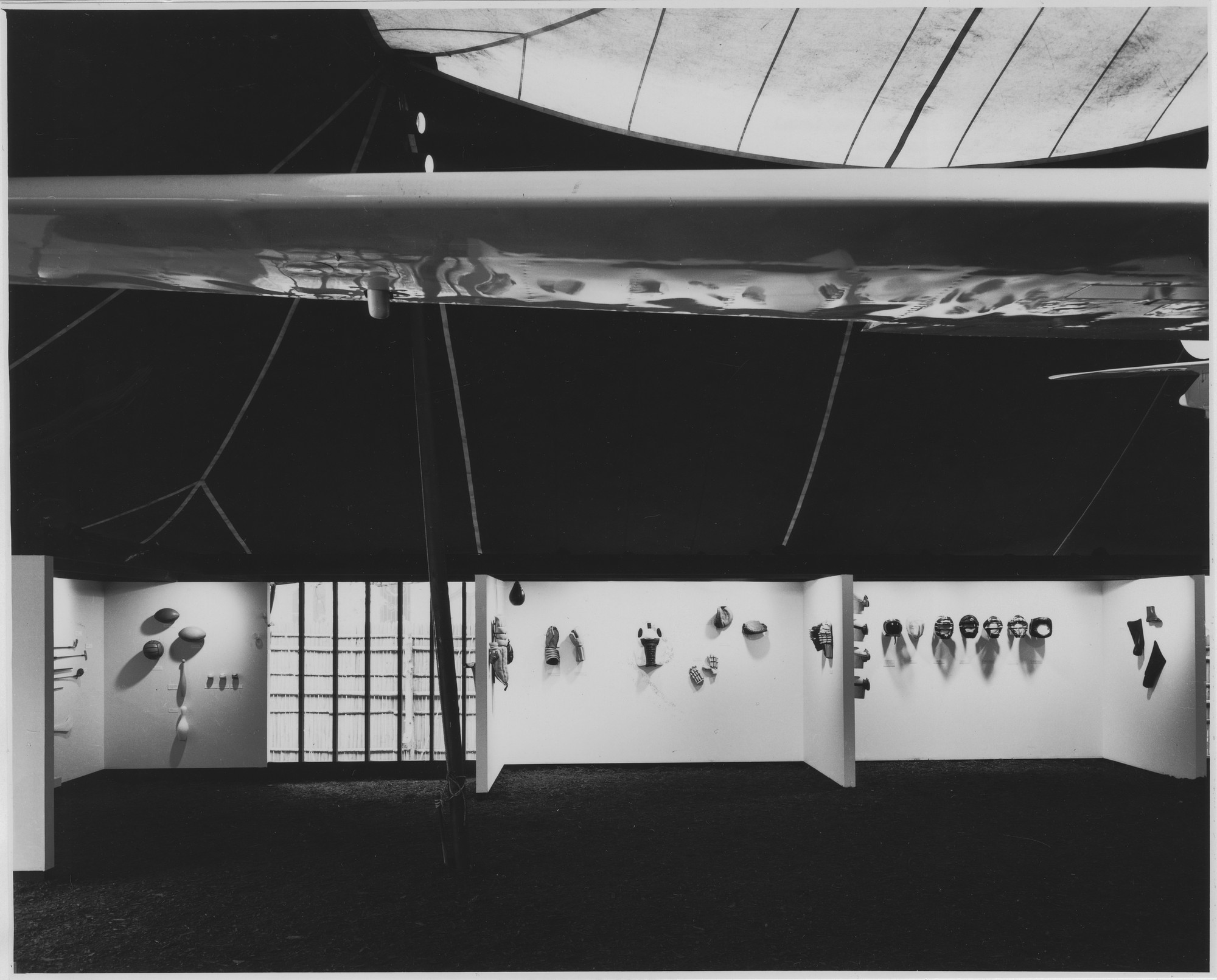 Installation view of the exhibition "Design for Sport." | MoMA
