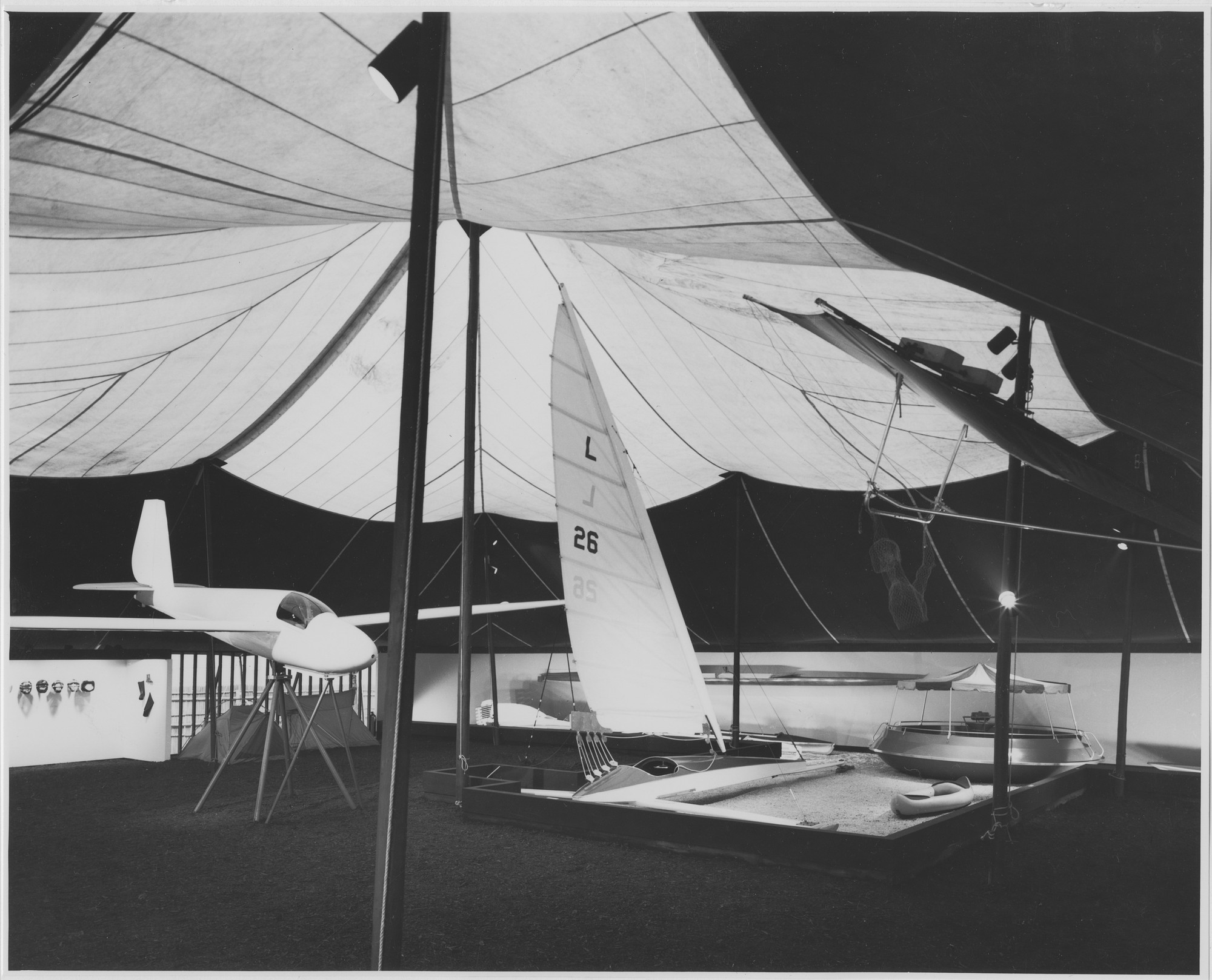 Installation view of the exhibition "Design for Sport." | MoMA