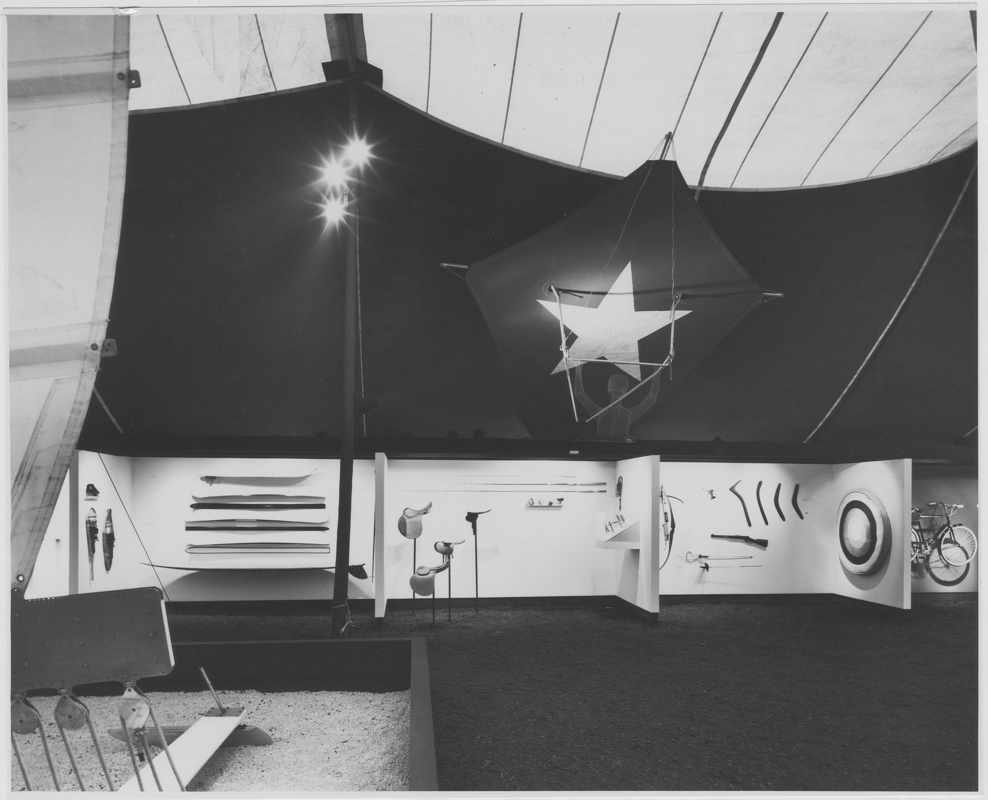 Installation view of the exhibition "Design for Sport." | MoMA
