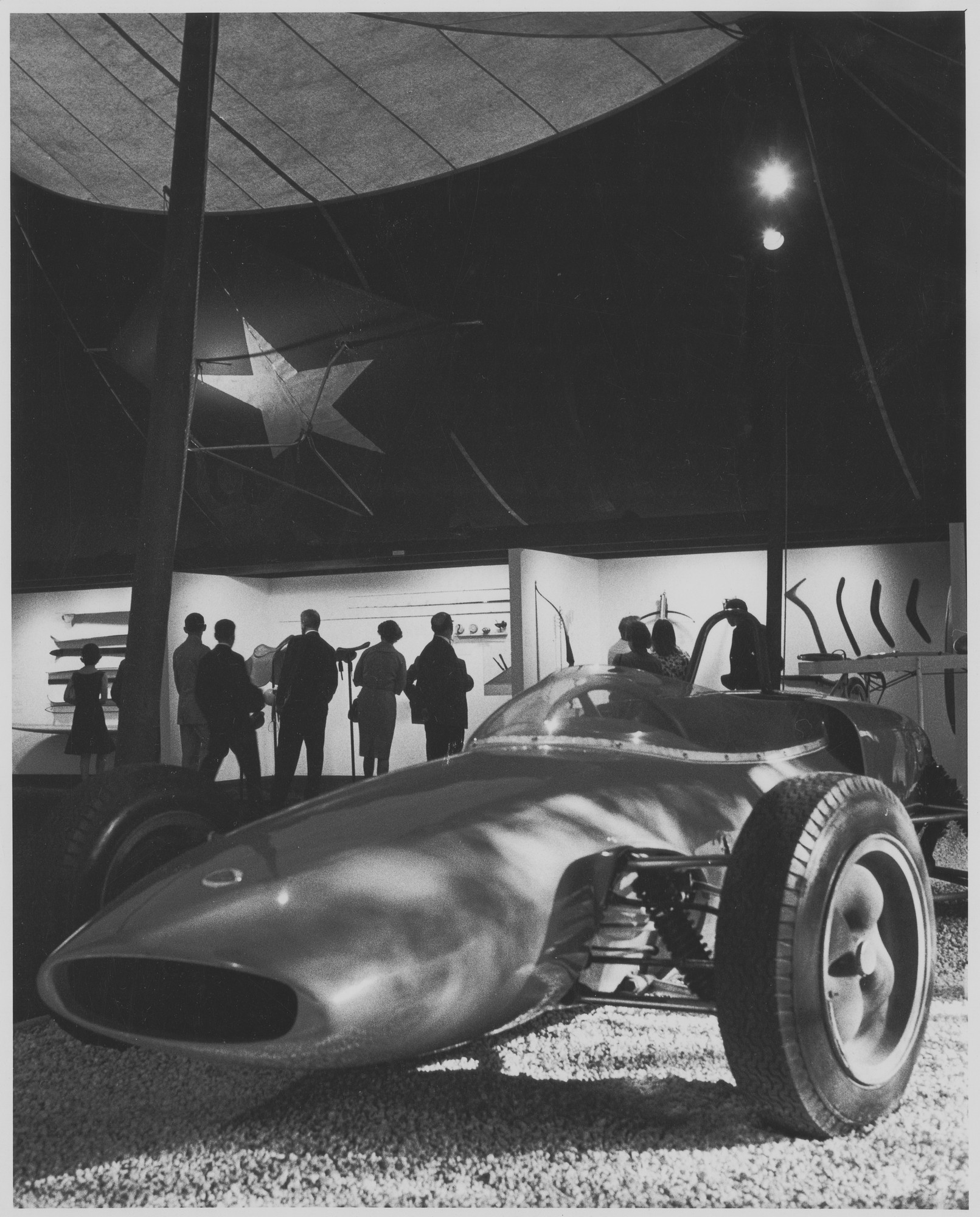 Visitors at the exhibition "Design for Sport" | MoMA