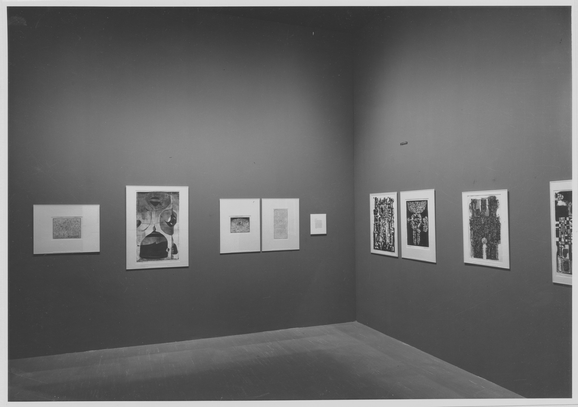 Installation view of the exhibition "European Print Acquisitions." | MoMA