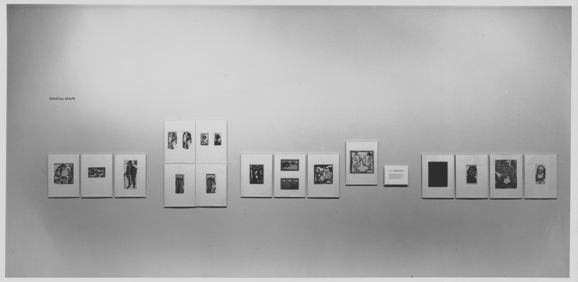Installation view of the exhibition "European Print Acquisitions." | MoMA