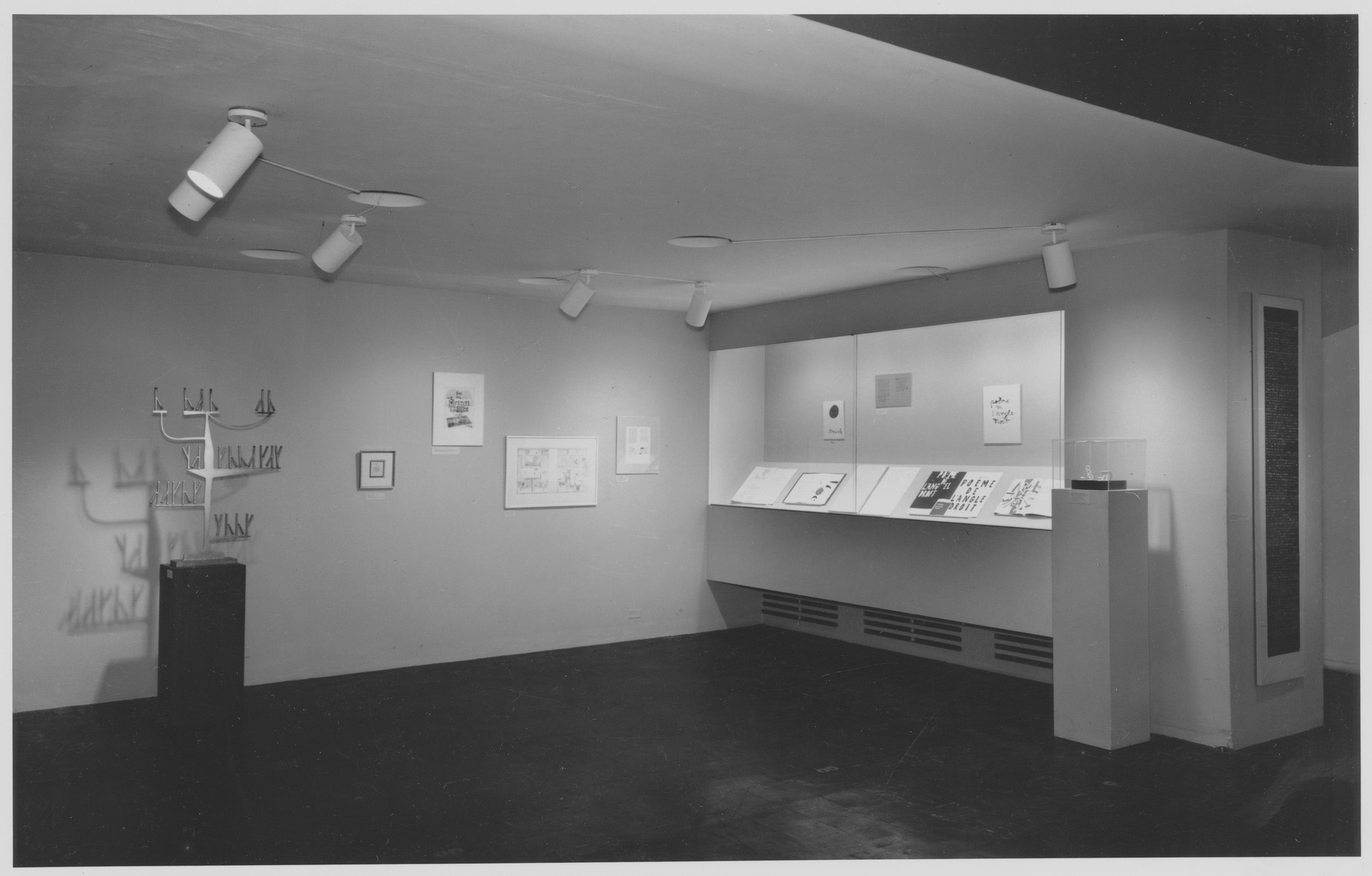 Installation view of the exhibition "Lettering by Hand." | MoMA