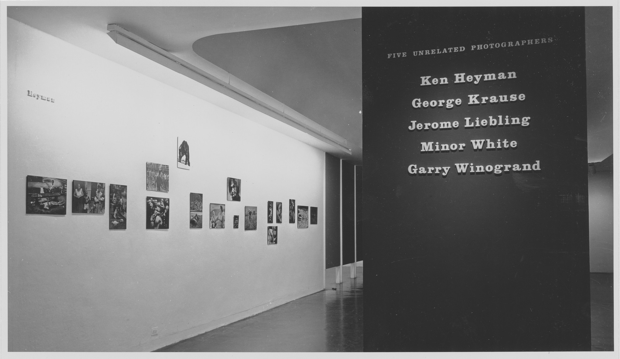 Installation view of the exhibition "Five Unrelated Photographers." | MoMA