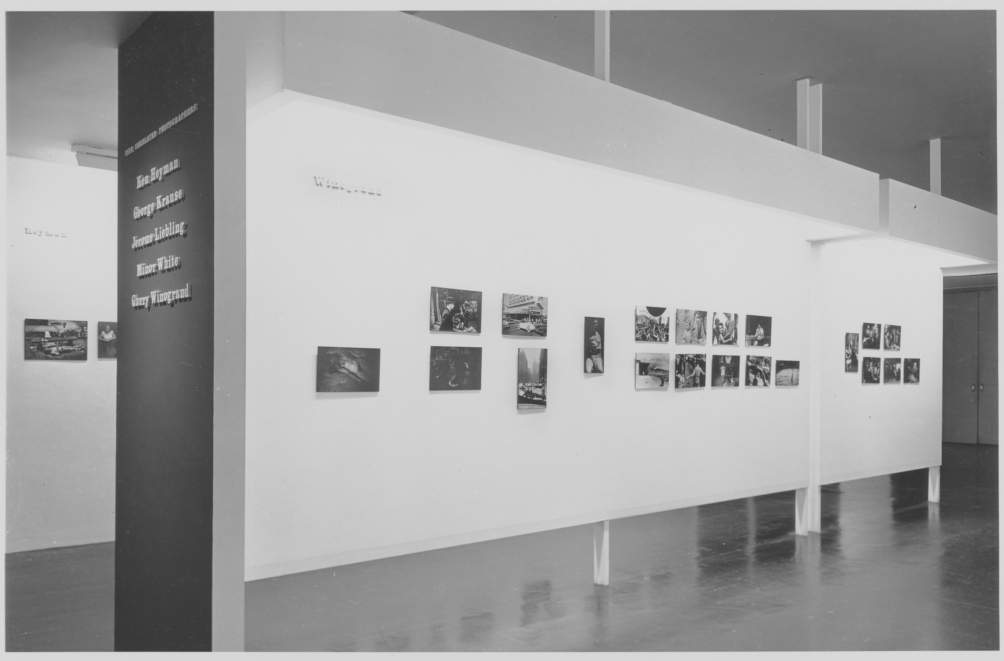 Installation view of the exhibition "Five Unrelated Photographers." | MoMA