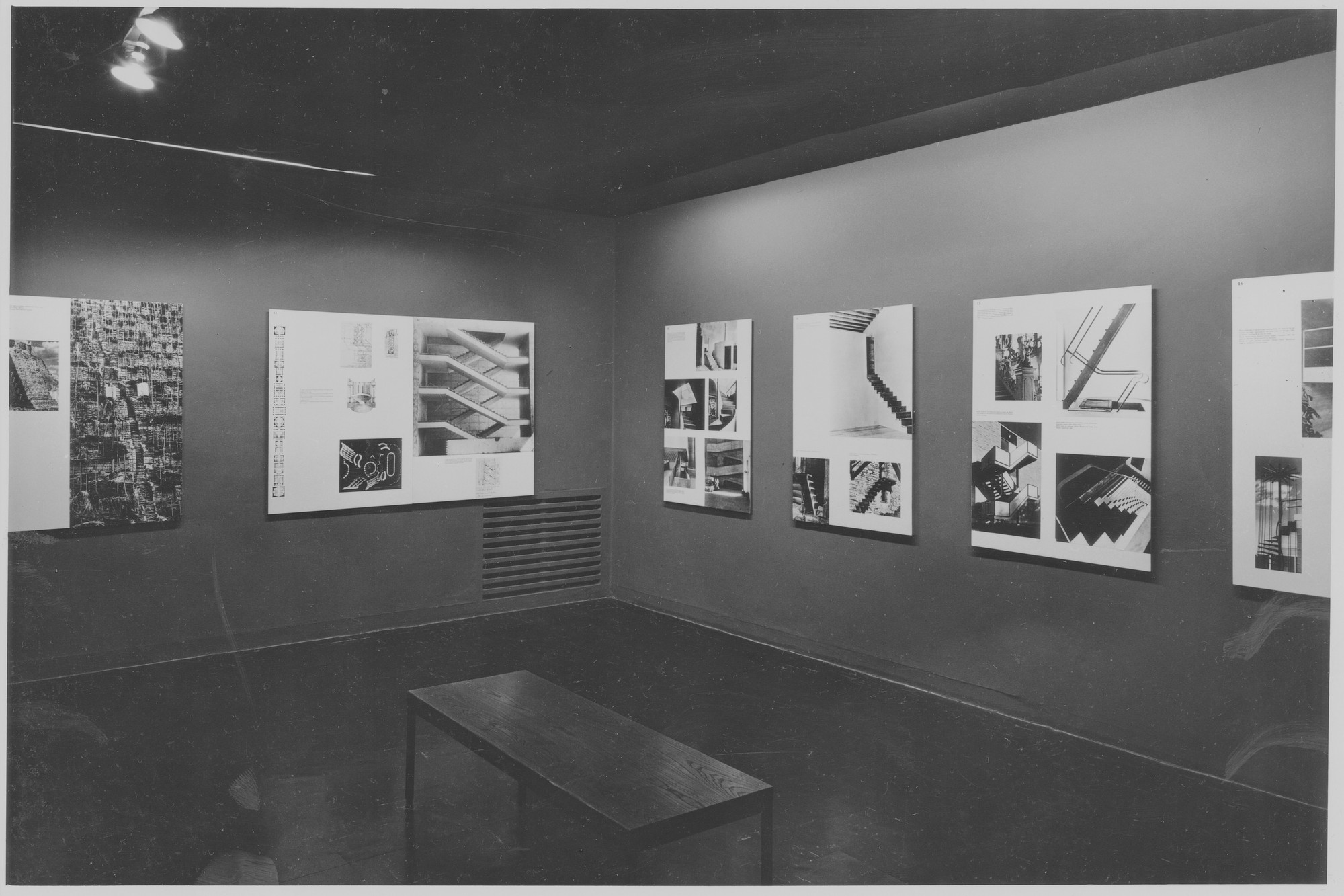Installation view of the exhibition "Stairs." | MoMA